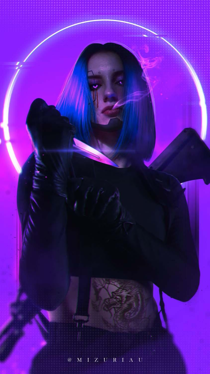 Neon Cyber iPhone Wallpapers - Top Free Neon Cyber iPhone Backgrounds ...