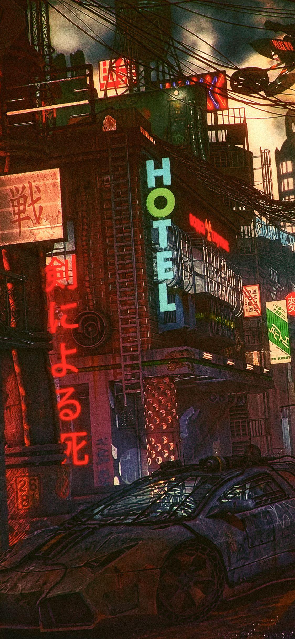 Neon Cyber iPhone Wallpapers - Top Free Neon Cyber iPhone Backgrounds ...