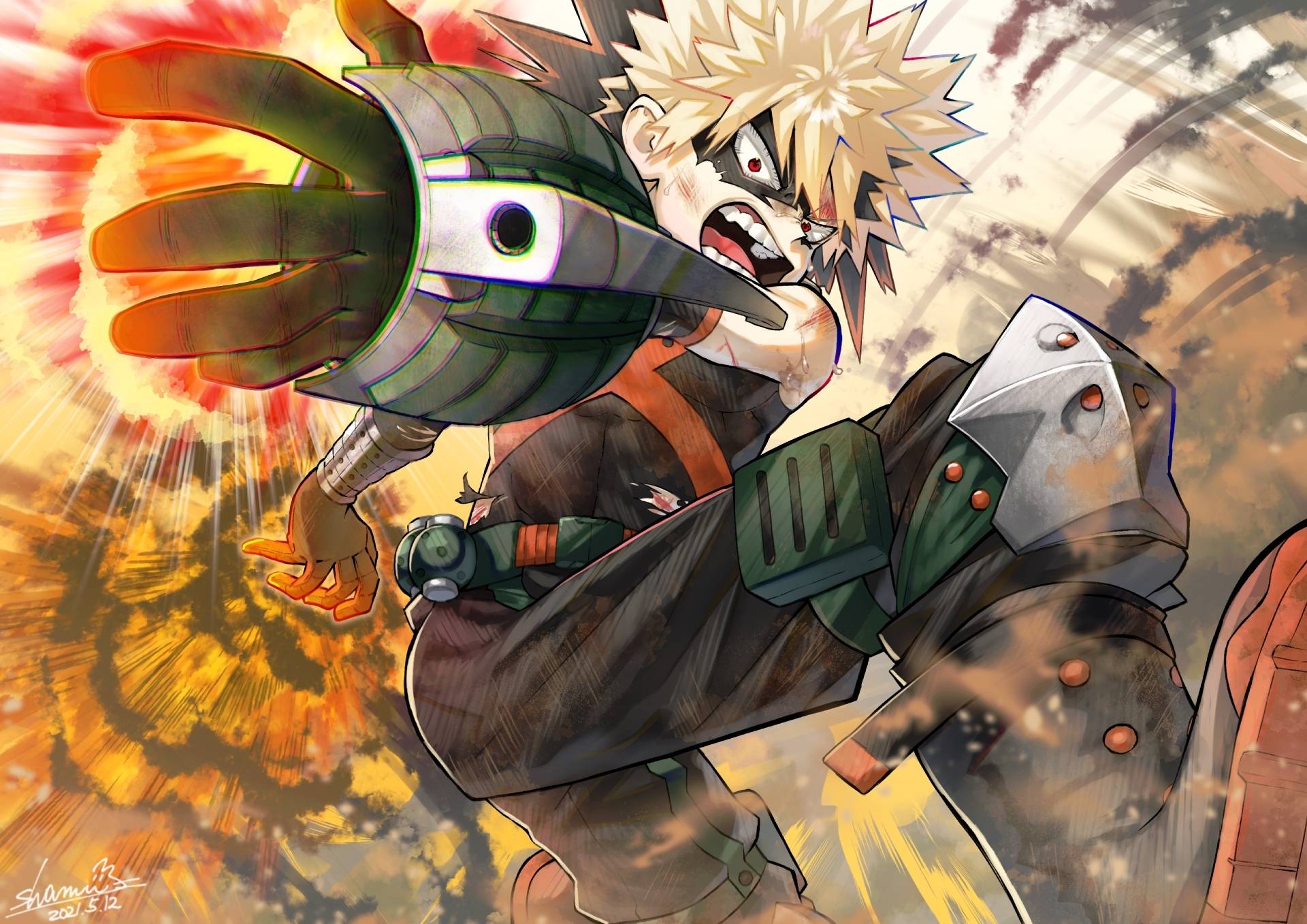 Katsuki Bakugou HD Wallpapers - Top Free Katsuki Bakugou HD Backgrounds - WallpaperAccess