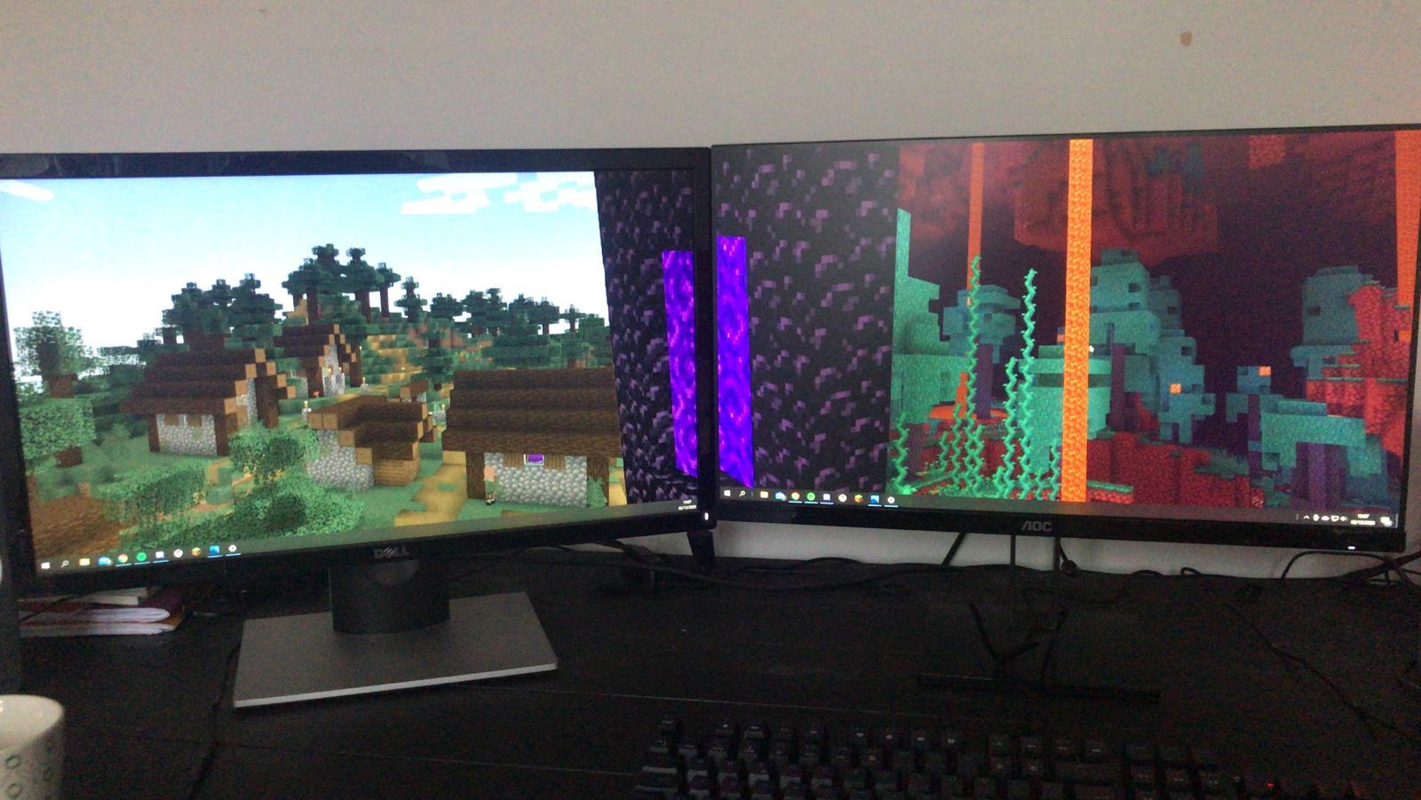 Dual Screen Minecraft Wallpapers - Top Free Dual Screen Minecraft ...