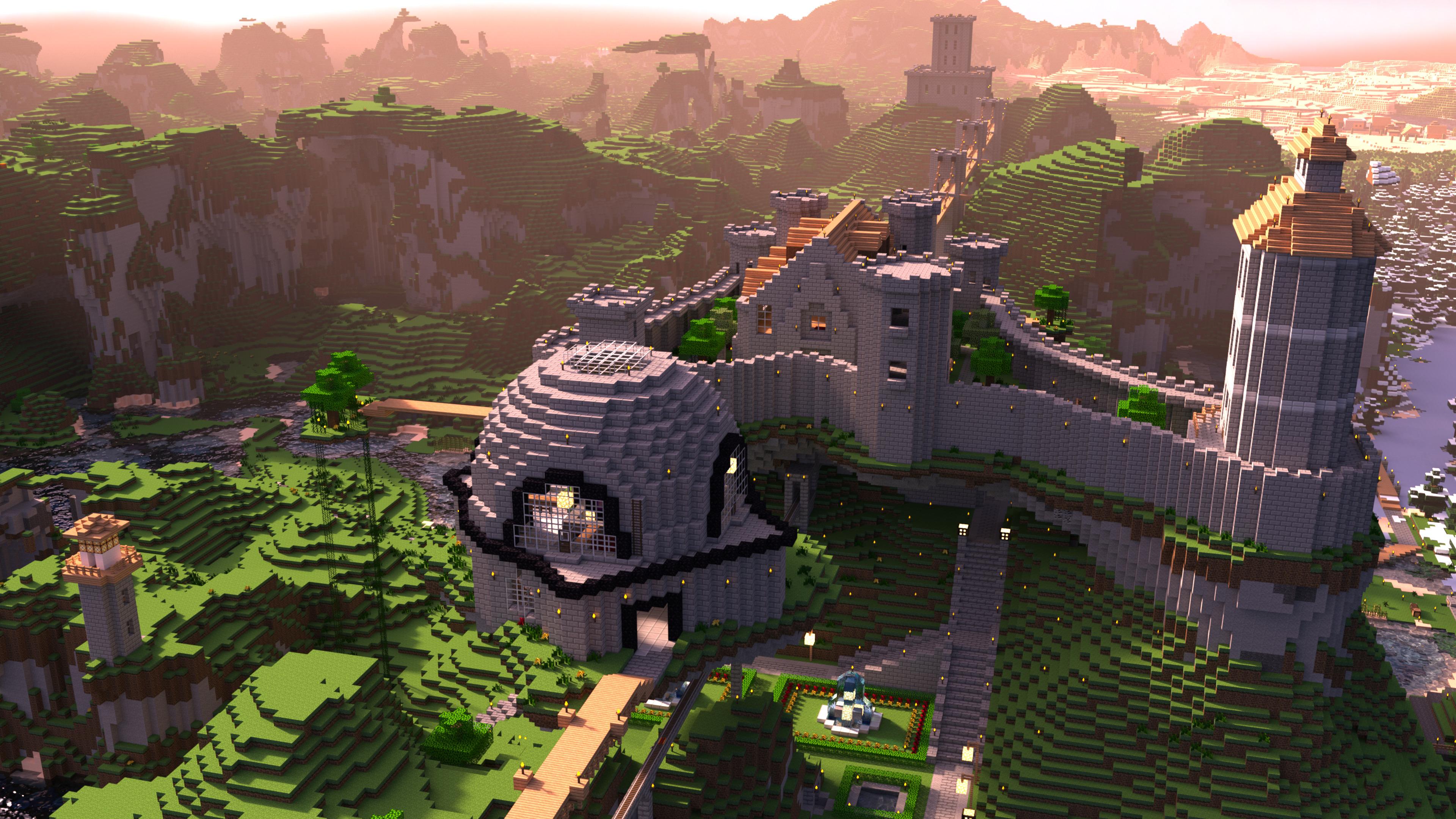 Minecraft Builds Wallpapers - Top Free Minecraft Builds Backgrounds ...