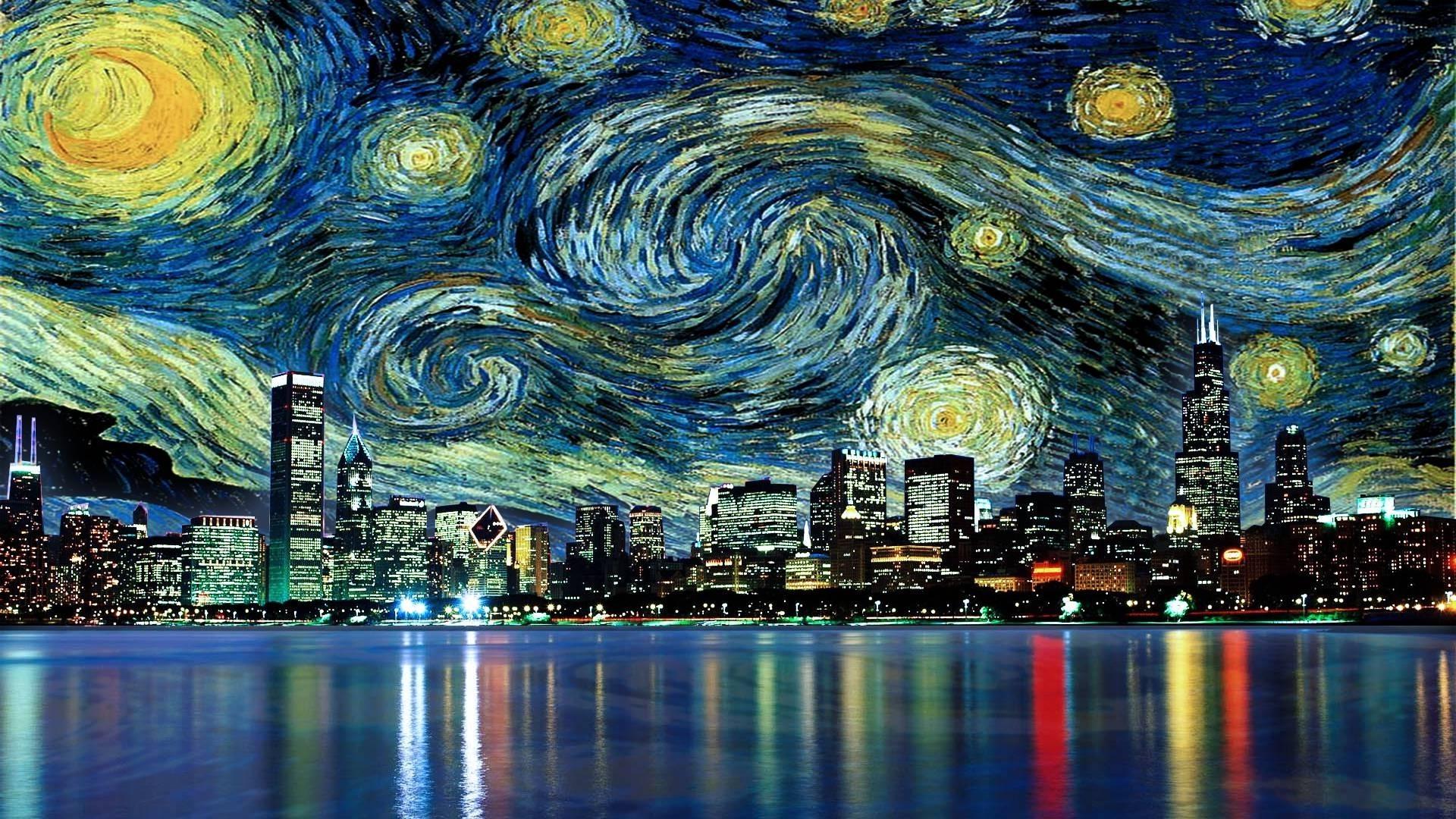 The Starry Night Wallpapers - Top Free The Starry Night Backgrounds ...