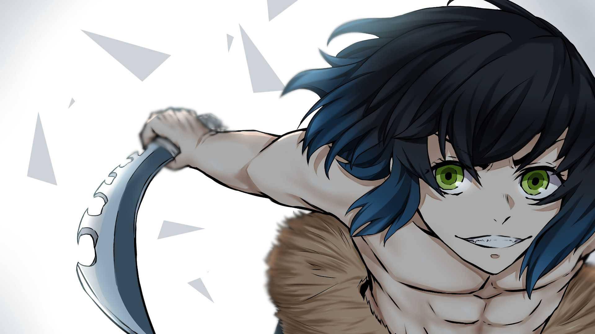 Demon Slayer Inosuke Face Wallpapers - Top Free Demon Slayer Inosuke ...