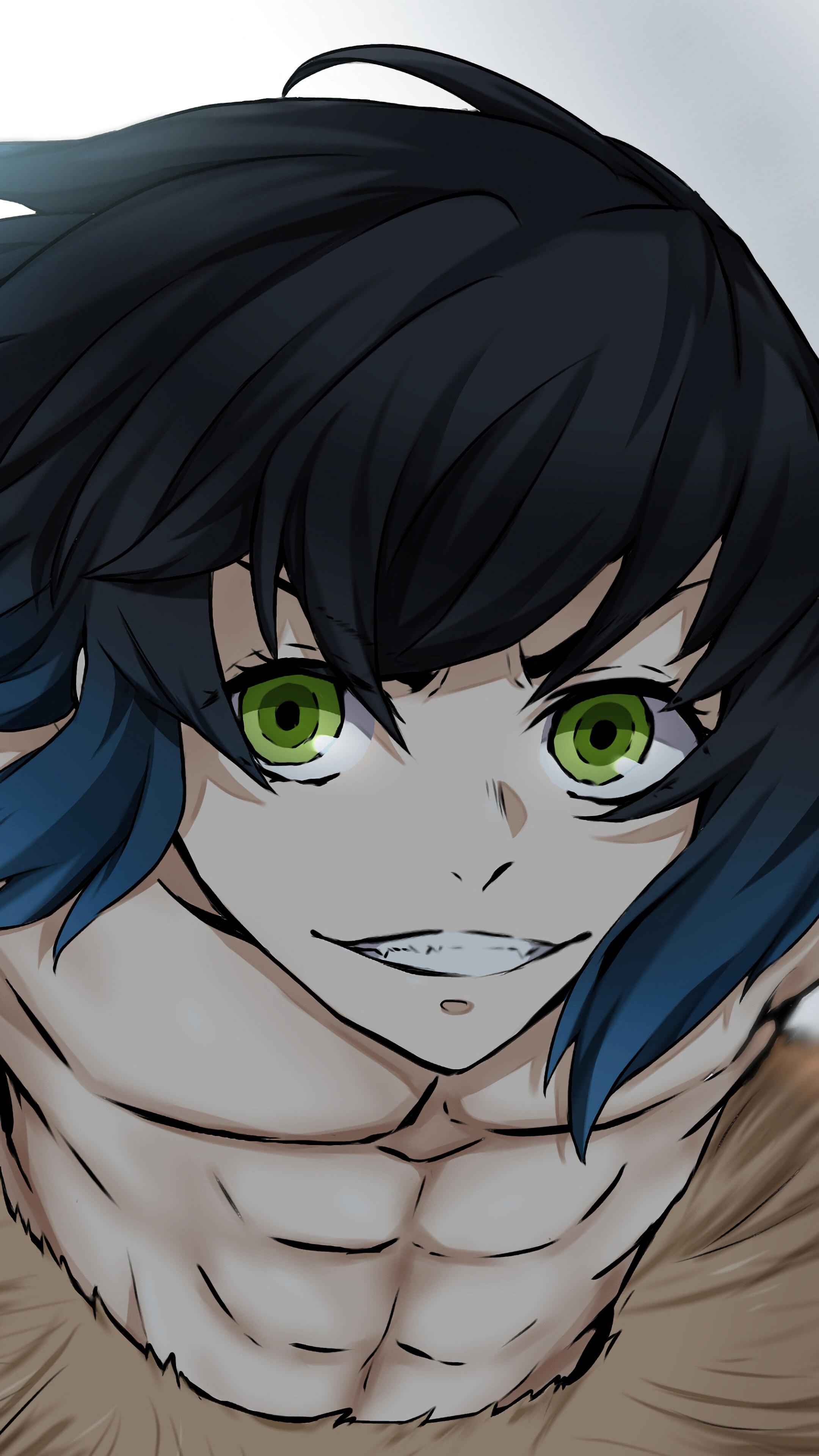 Demon Slayer Inosuke Face Wallpapers - Top Free Demon Slayer Inosuke ...