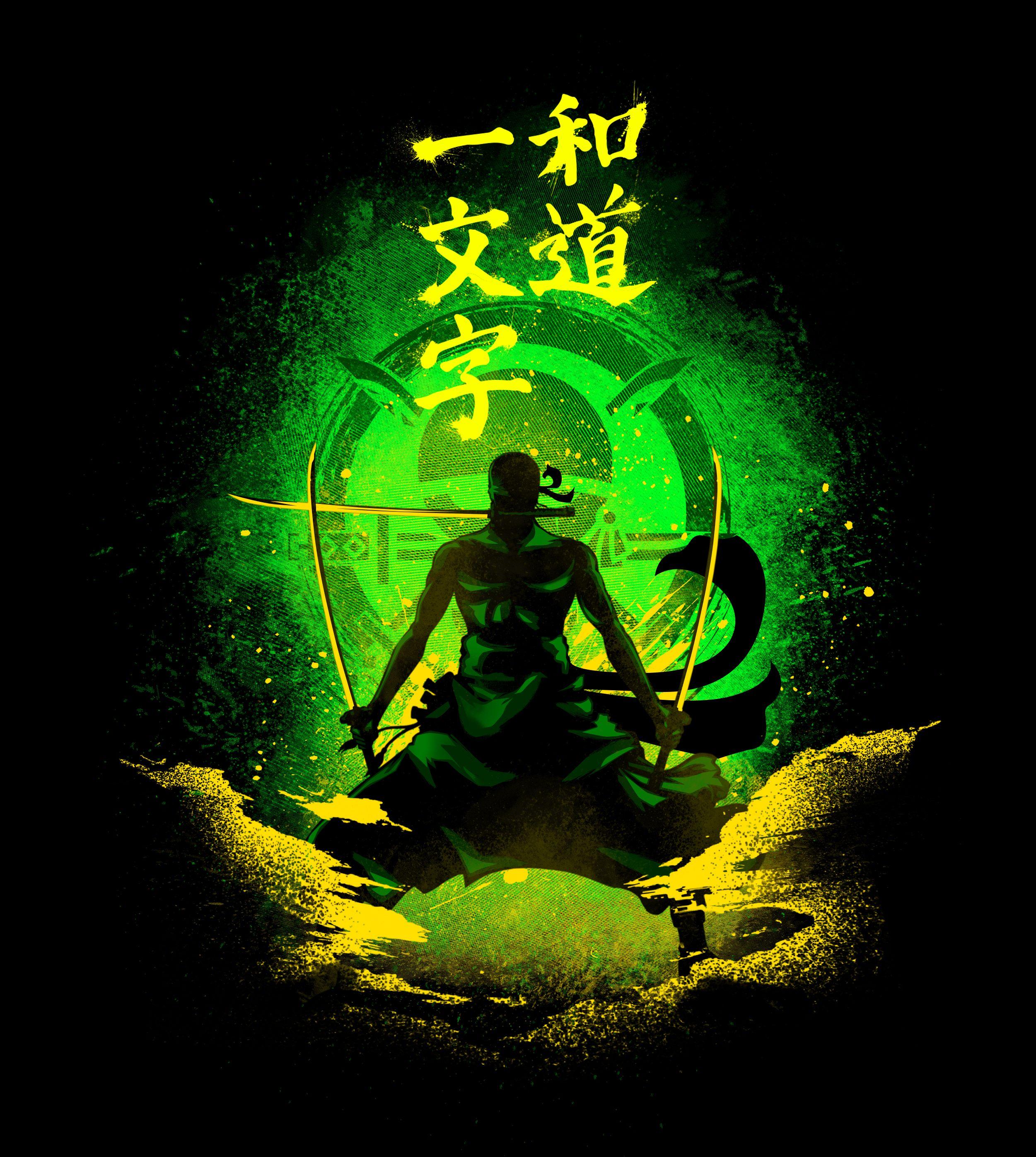 Zoro Green Wallpapers - Top Free Zoro Green Backgrounds - WallpaperAccess