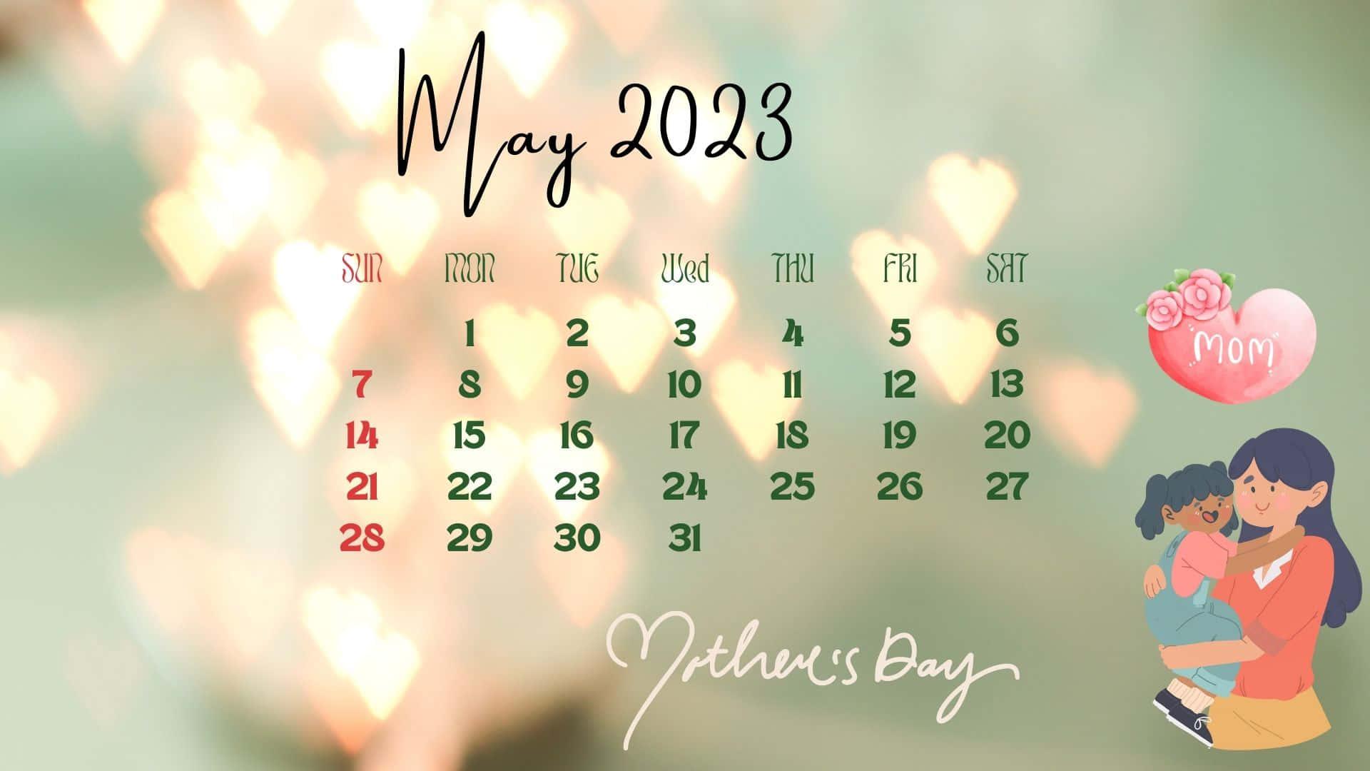 May 2023 Calendar Wallpapers - Top Free May 2023 Calendar Backgrounds ...