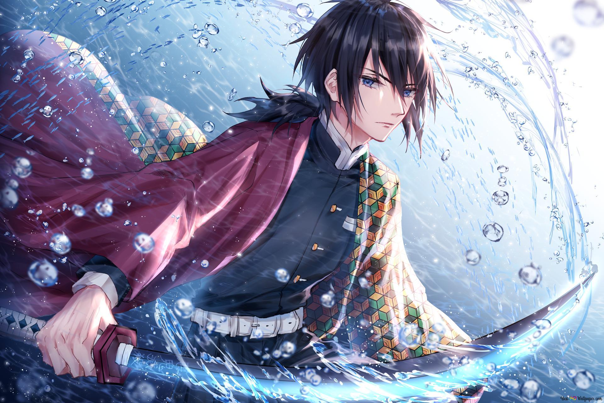 Water Hashira Wallpapers - Top Free Water Hashira Backgrounds ...