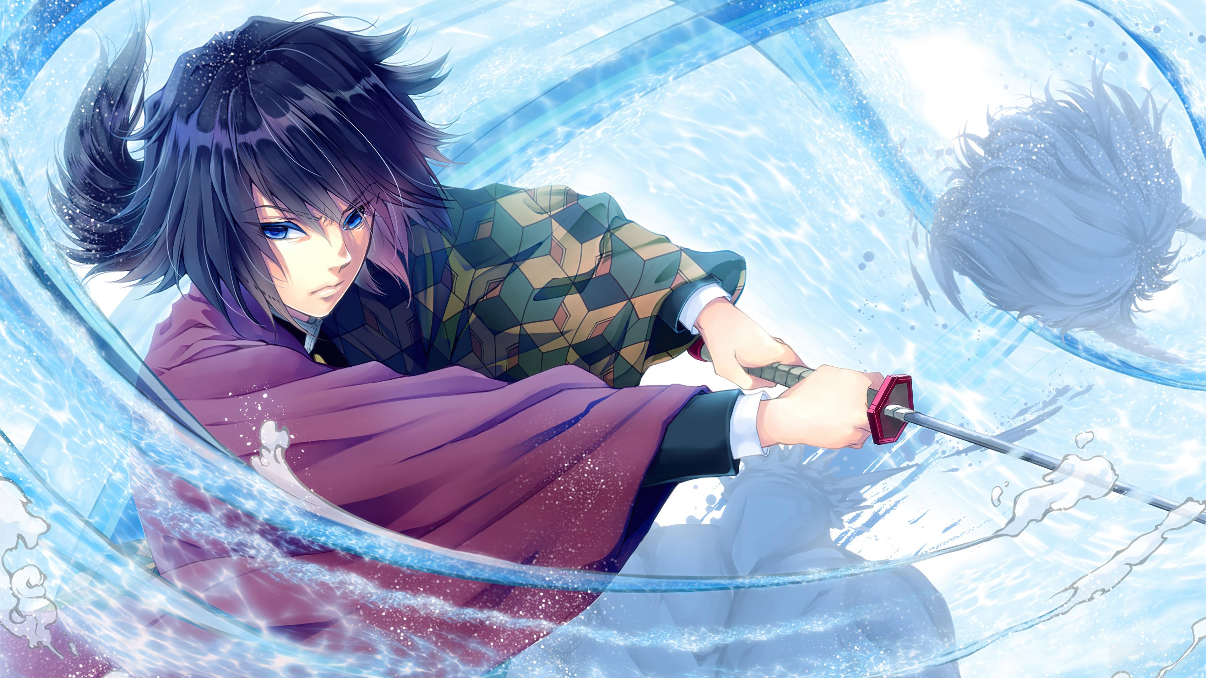 Water Hashira Wallpapers - Top Free Water Hashira Backgrounds ...