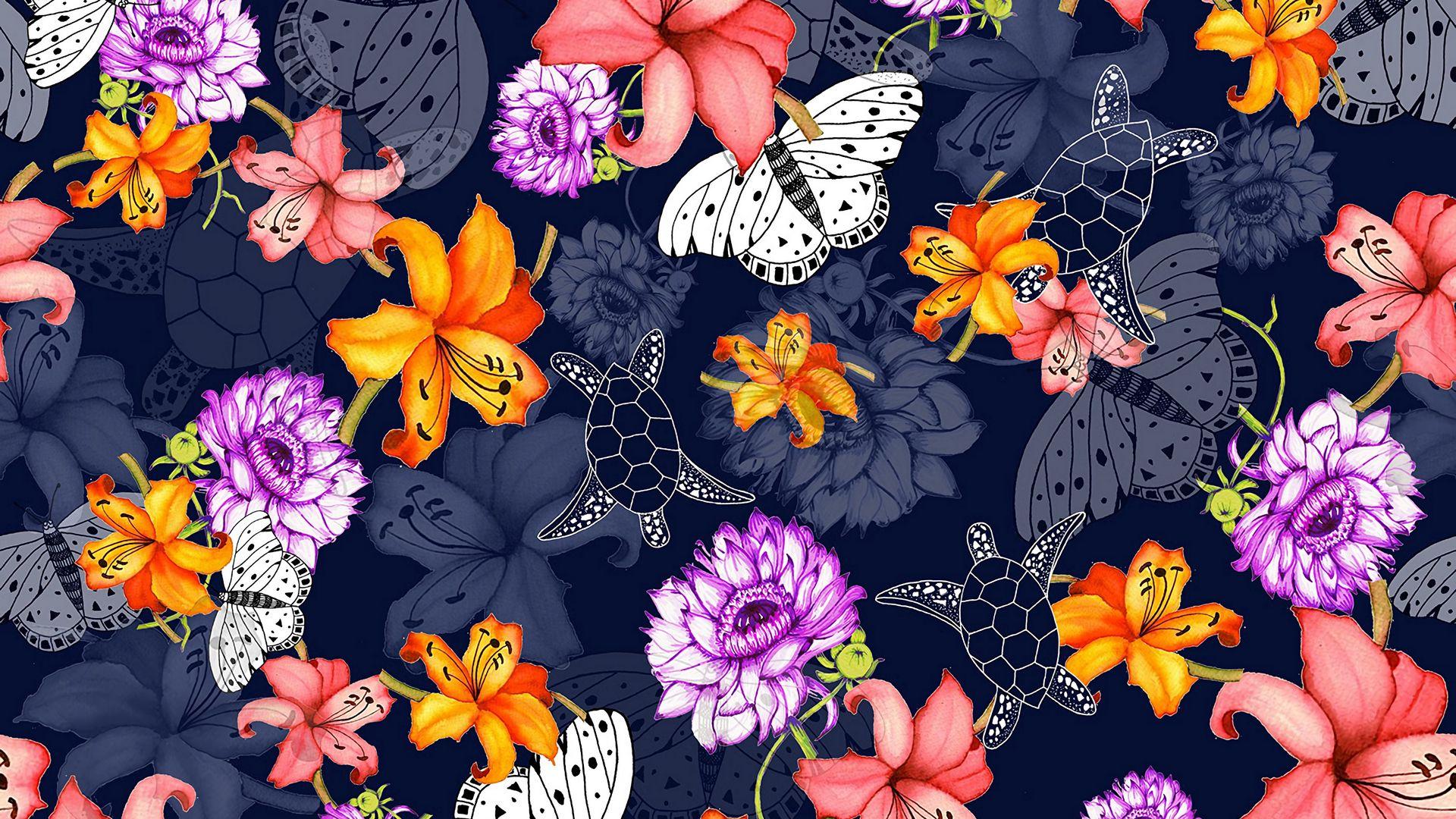 1920X1080 Floral Pattern Wallpapers - Top Free 1920X1080 Floral Pattern ...