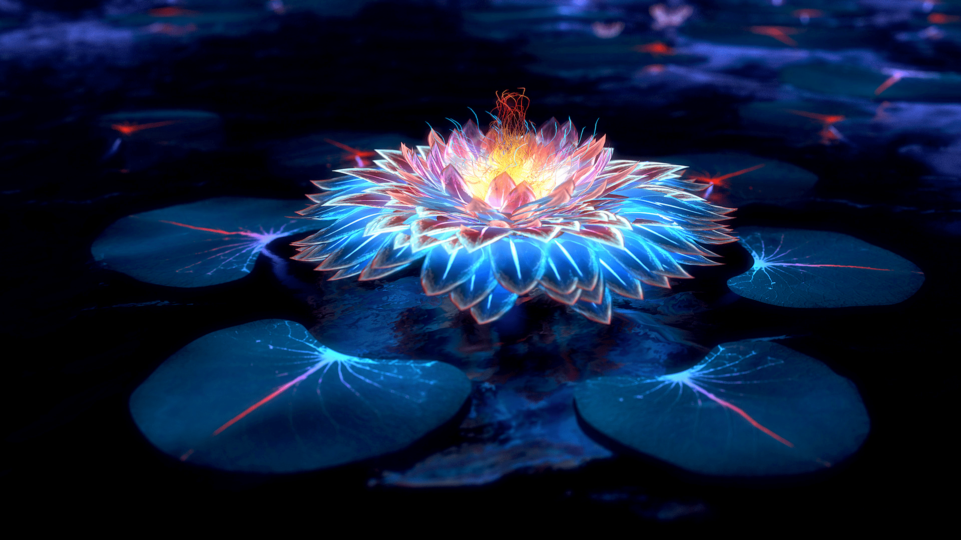Blue Lotus Flower Wallpapers - Top Free Blue Lotus Flower Backgrounds ...