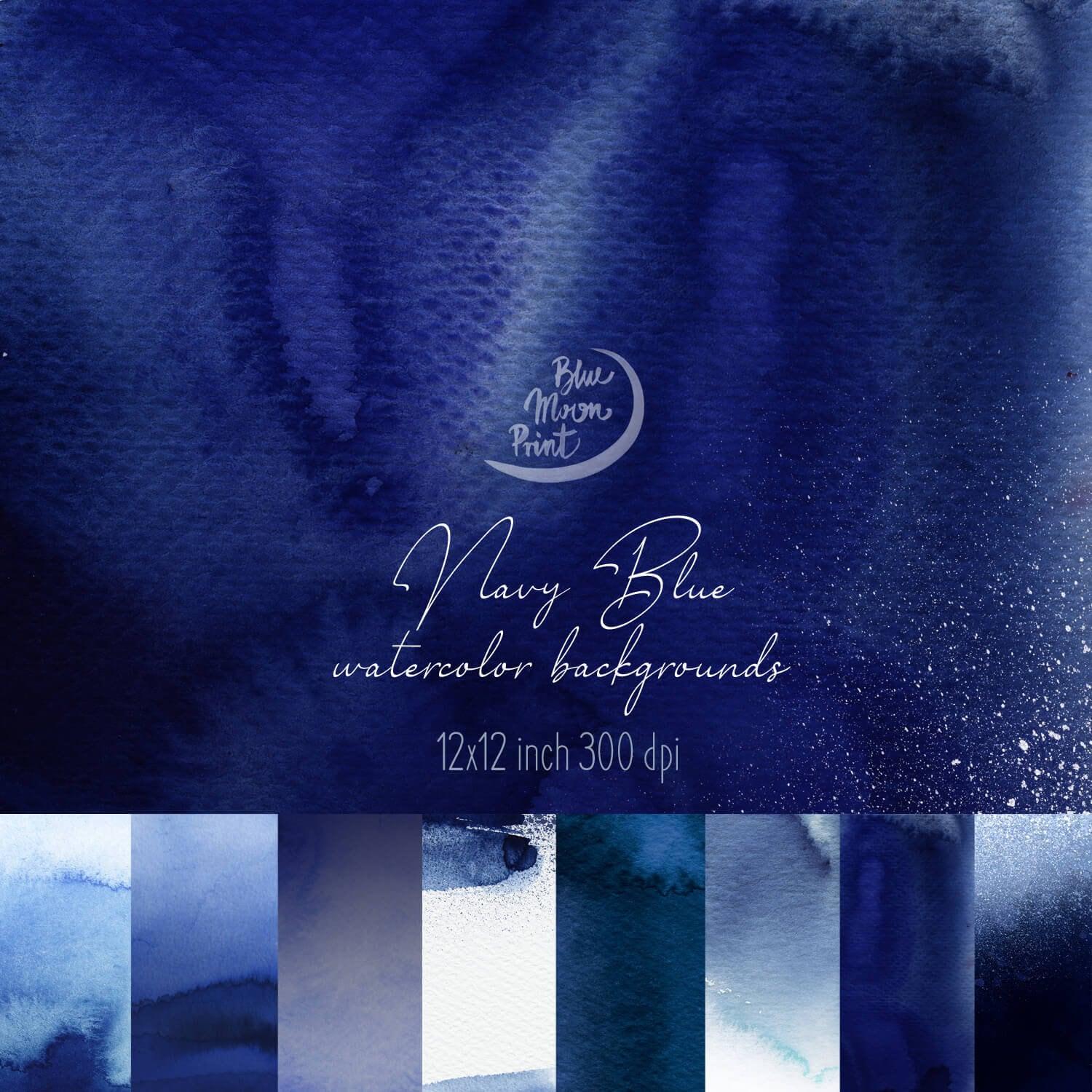 Navy Blue Watercolor Wallpapers - Top Free Navy Blue Watercolor ...