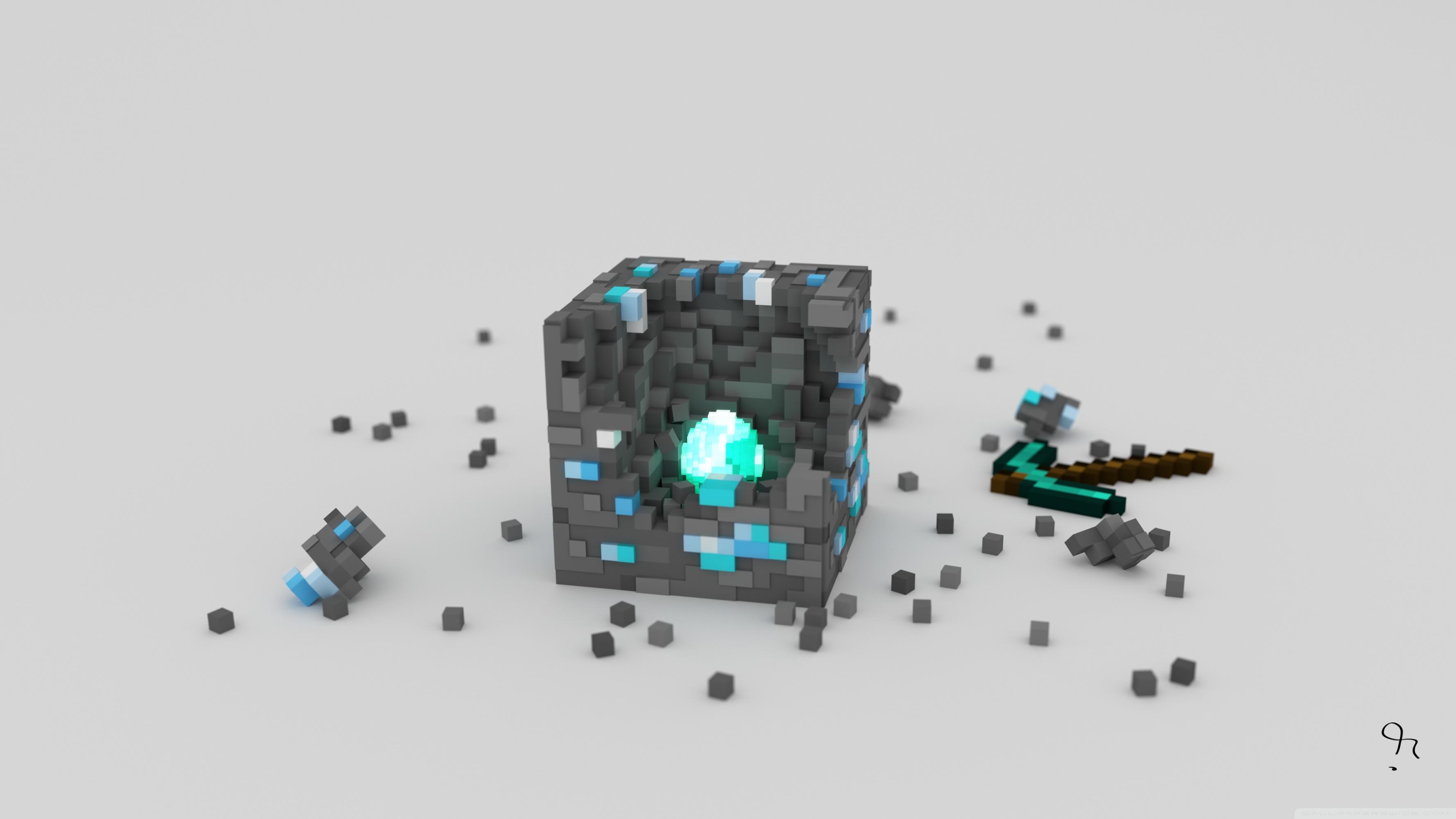 Minecraft Diamond Block Wallpapers - Top Free Minecraft Diamond Block ...