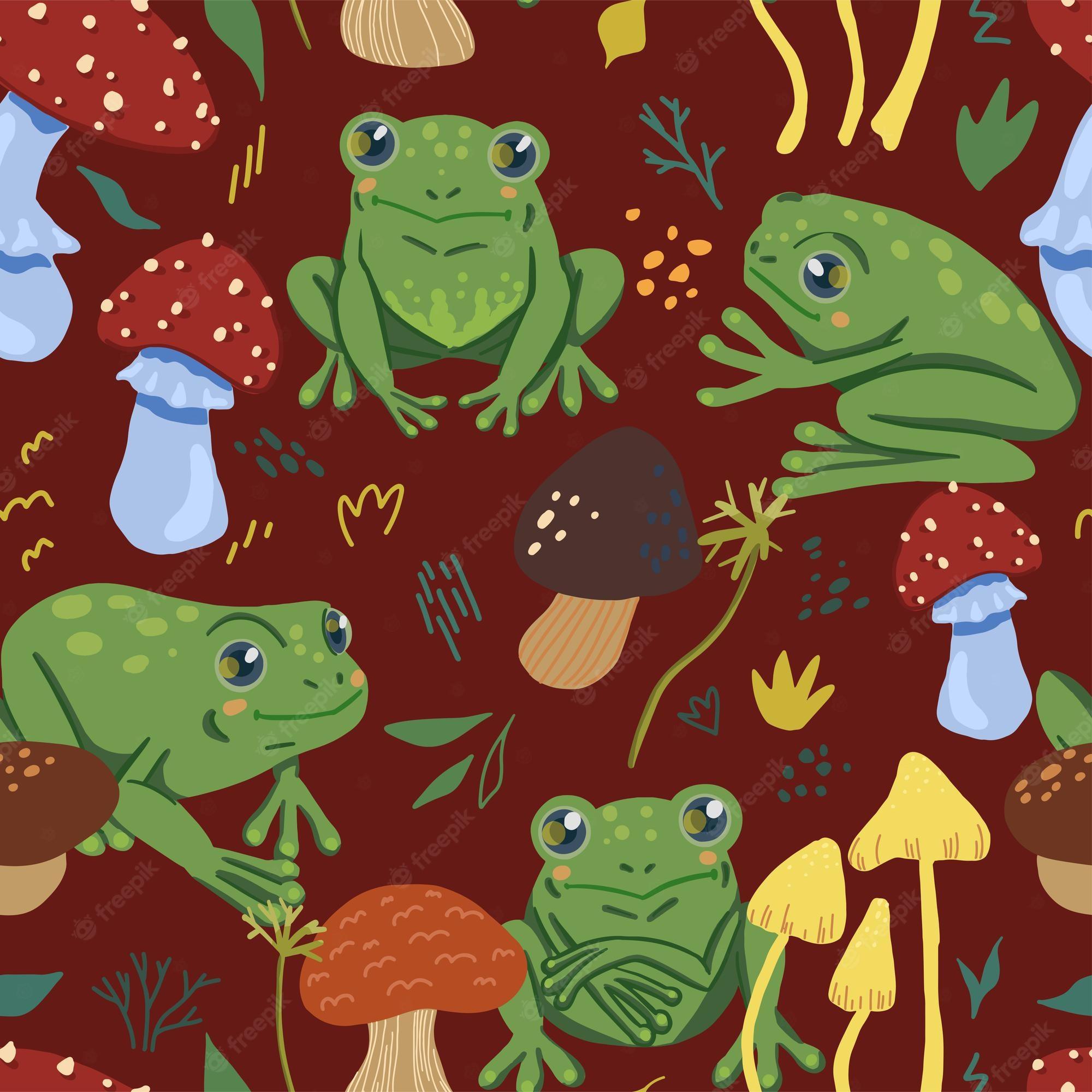 Cute Cartoon Frog Wallpapers - Top Free Cute Cartoon Frog Backgrounds ...