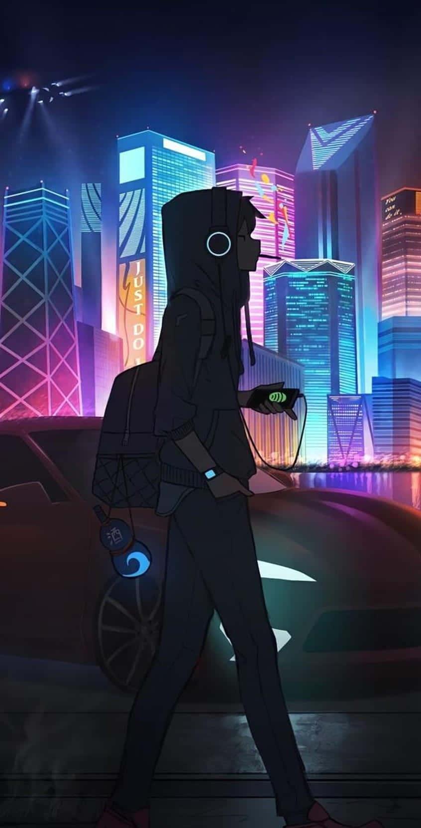 Neon Anime Boy Wallpapers - Top Free Neon Anime Boy Backgrounds ...