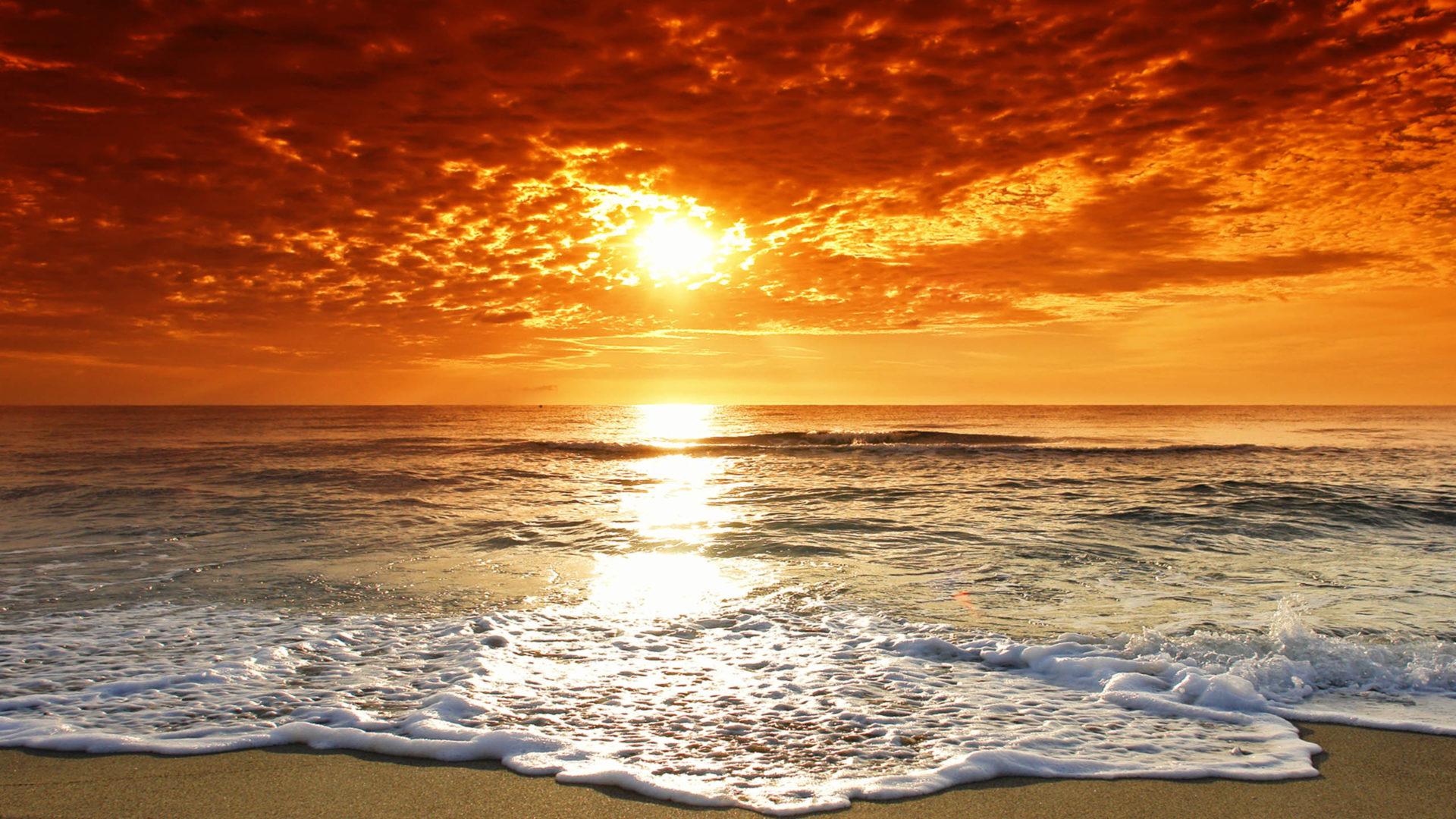 Orange Ocean Wallpapers - Top Free Orange Ocean Backgrounds ...
