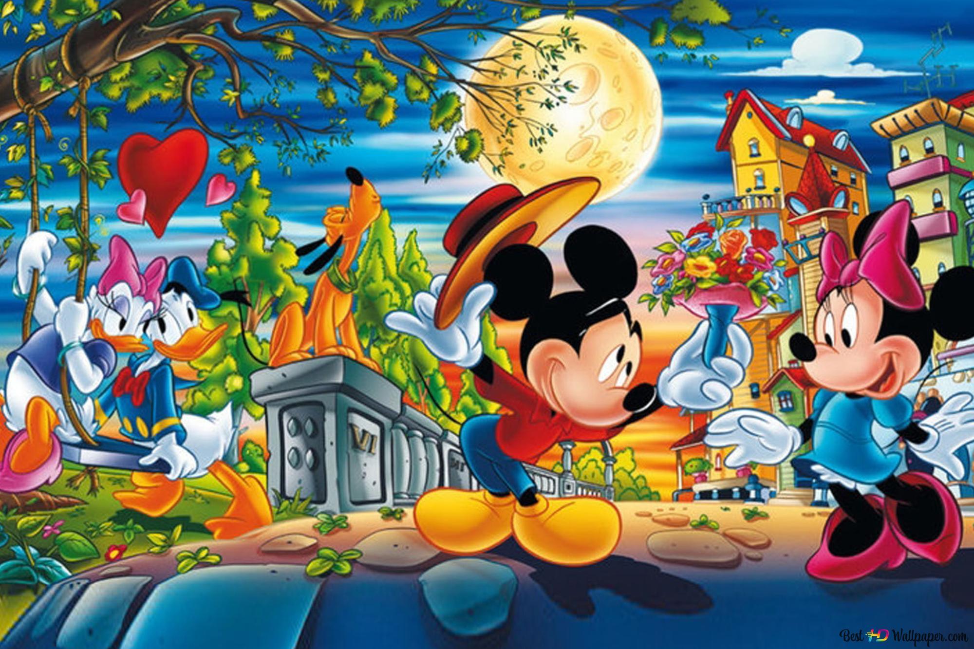 Mickey and Minnie Mouse Desktop Wallpapers - Top Free Mickey and Minnie ...