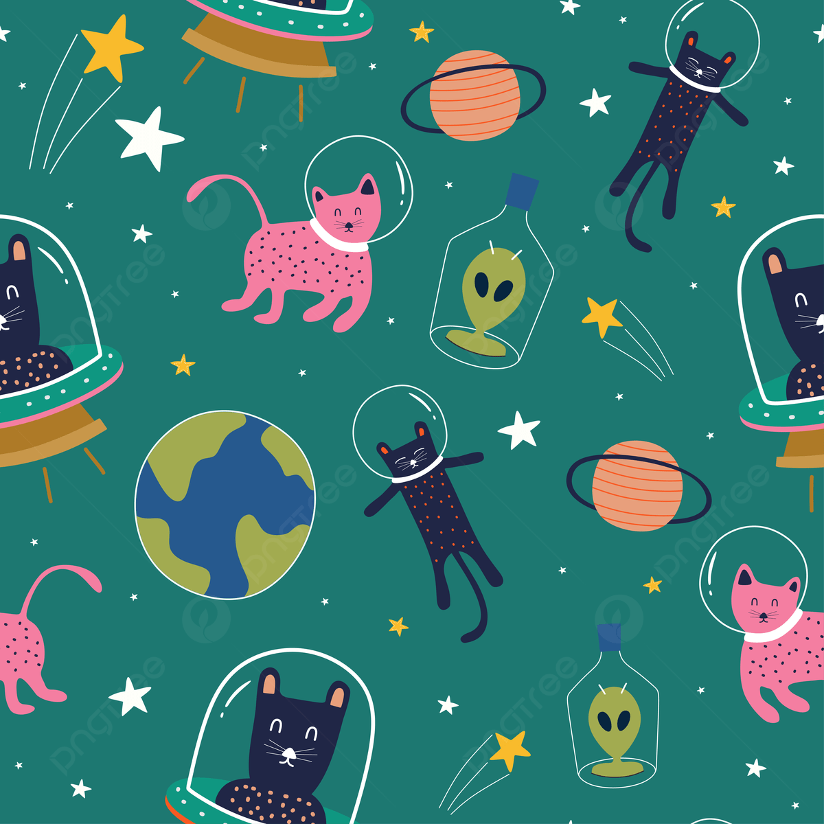 Kawaii Animal Space Wallpapers - Top Free Kawaii Animal Space ...