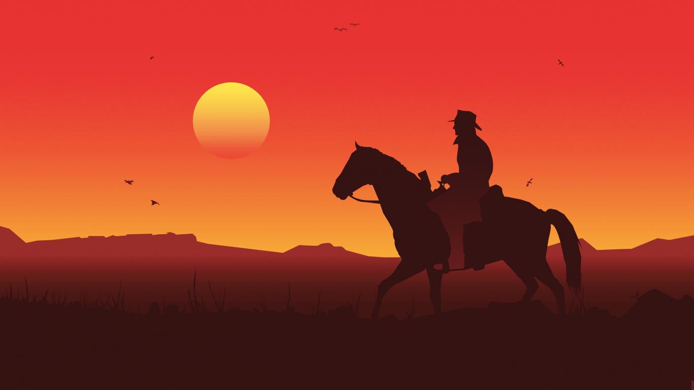 Red Dead Redemption 2 Minimalist Wallpapers - Top Free Red Dead ...