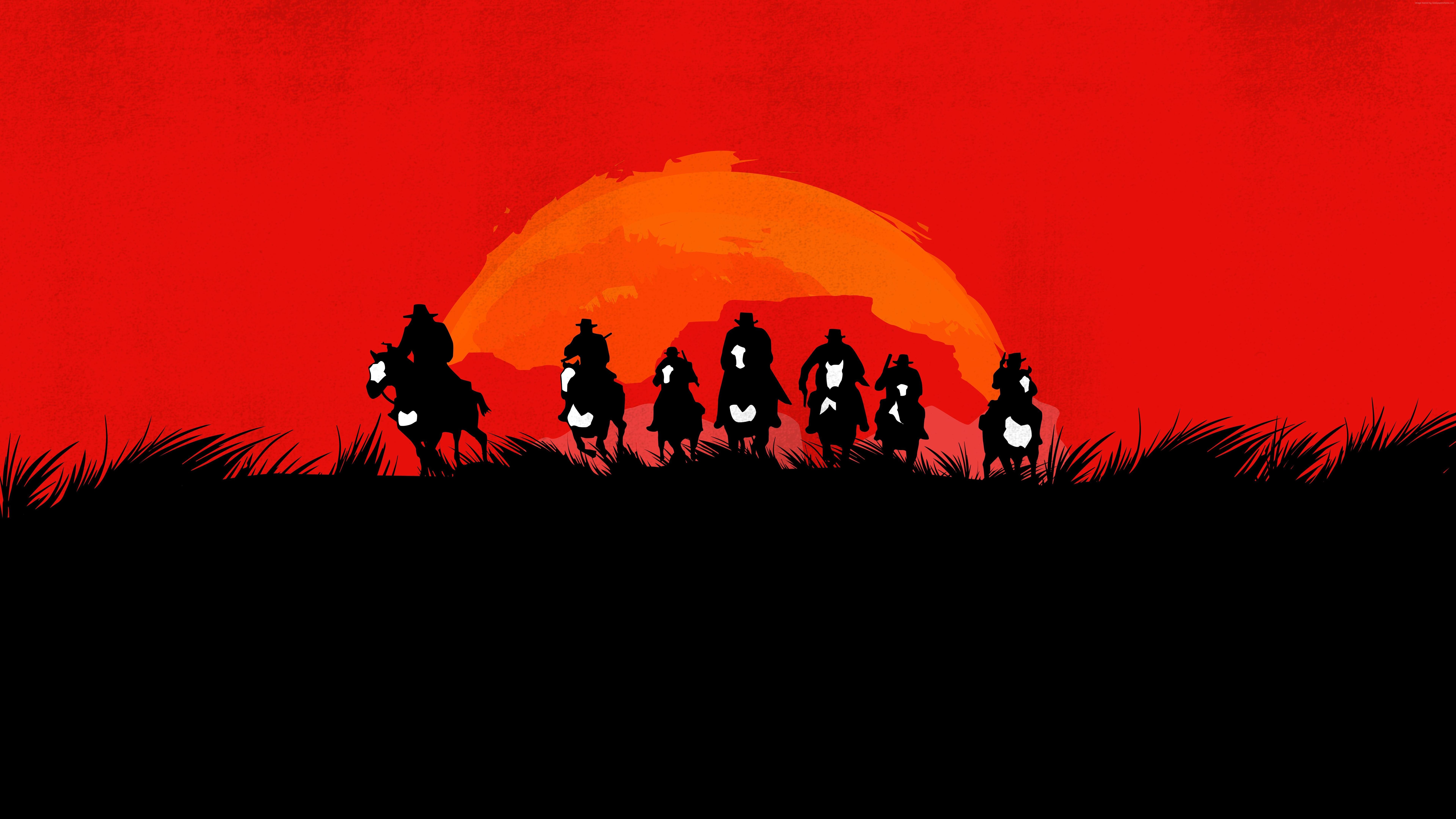 Red Dead Redemption 2 Minimalist Wallpapers - Top Free Red Dead ...