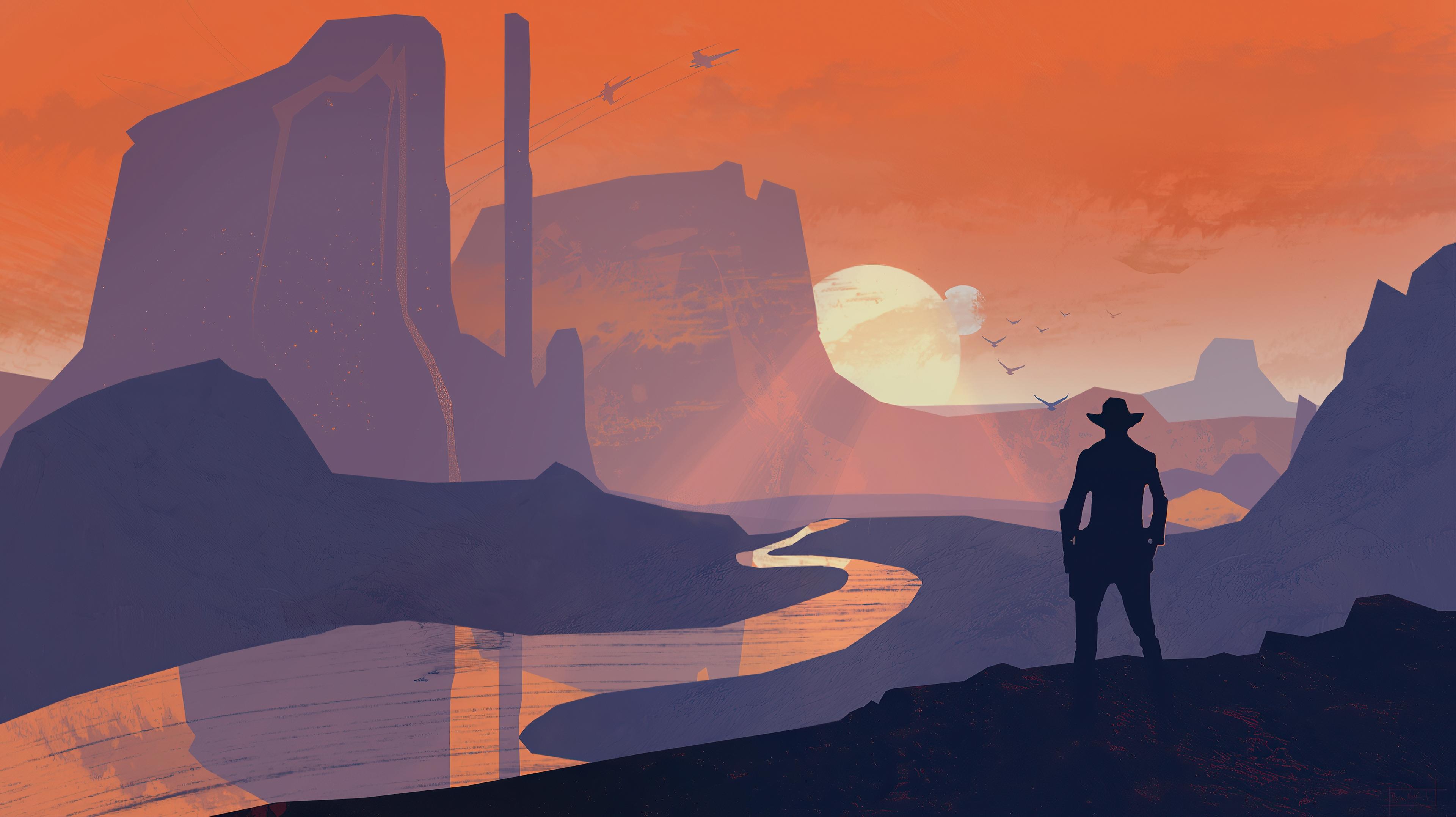 Red Dead Redemption 2 Minimalist Wallpapers - Top Free Red Dead ...