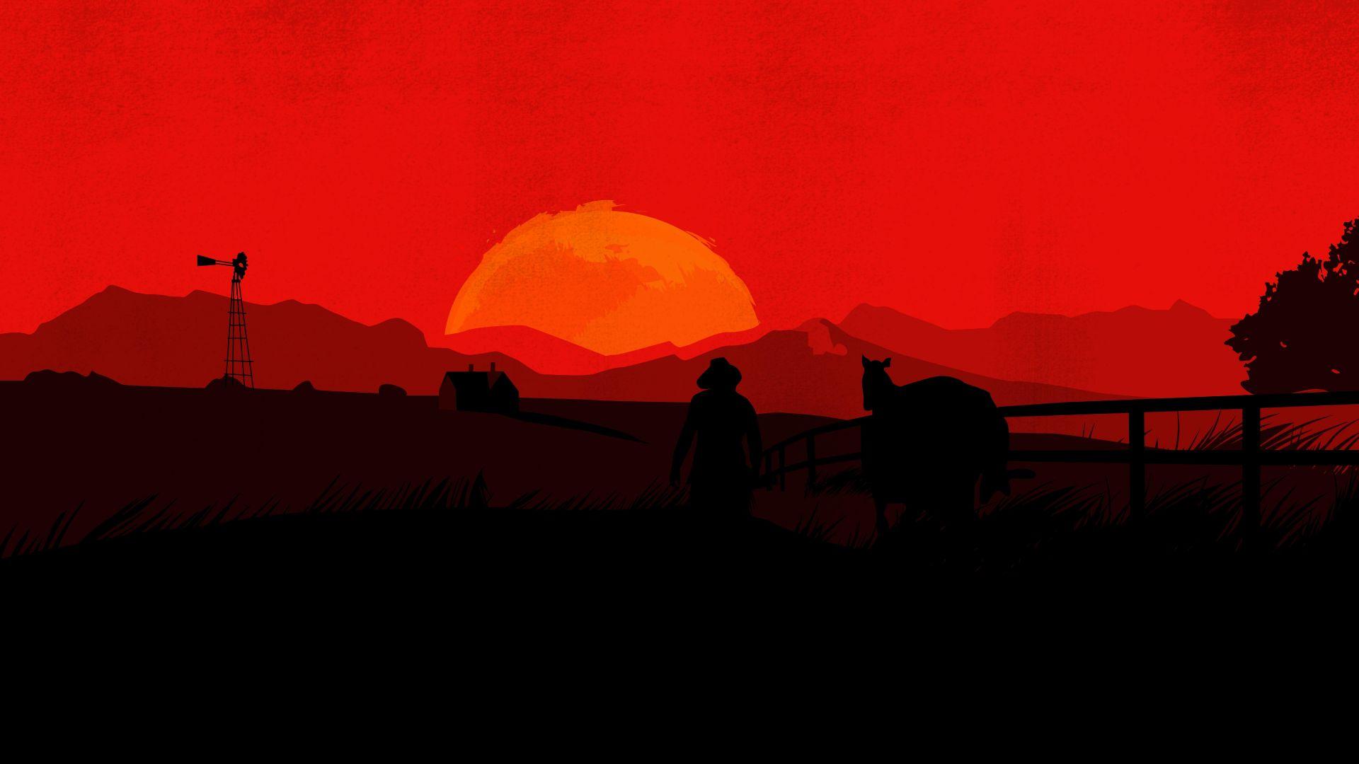 Red Dead Redemption 2 Minimalist Wallpapers - Top Free Red Dead ...