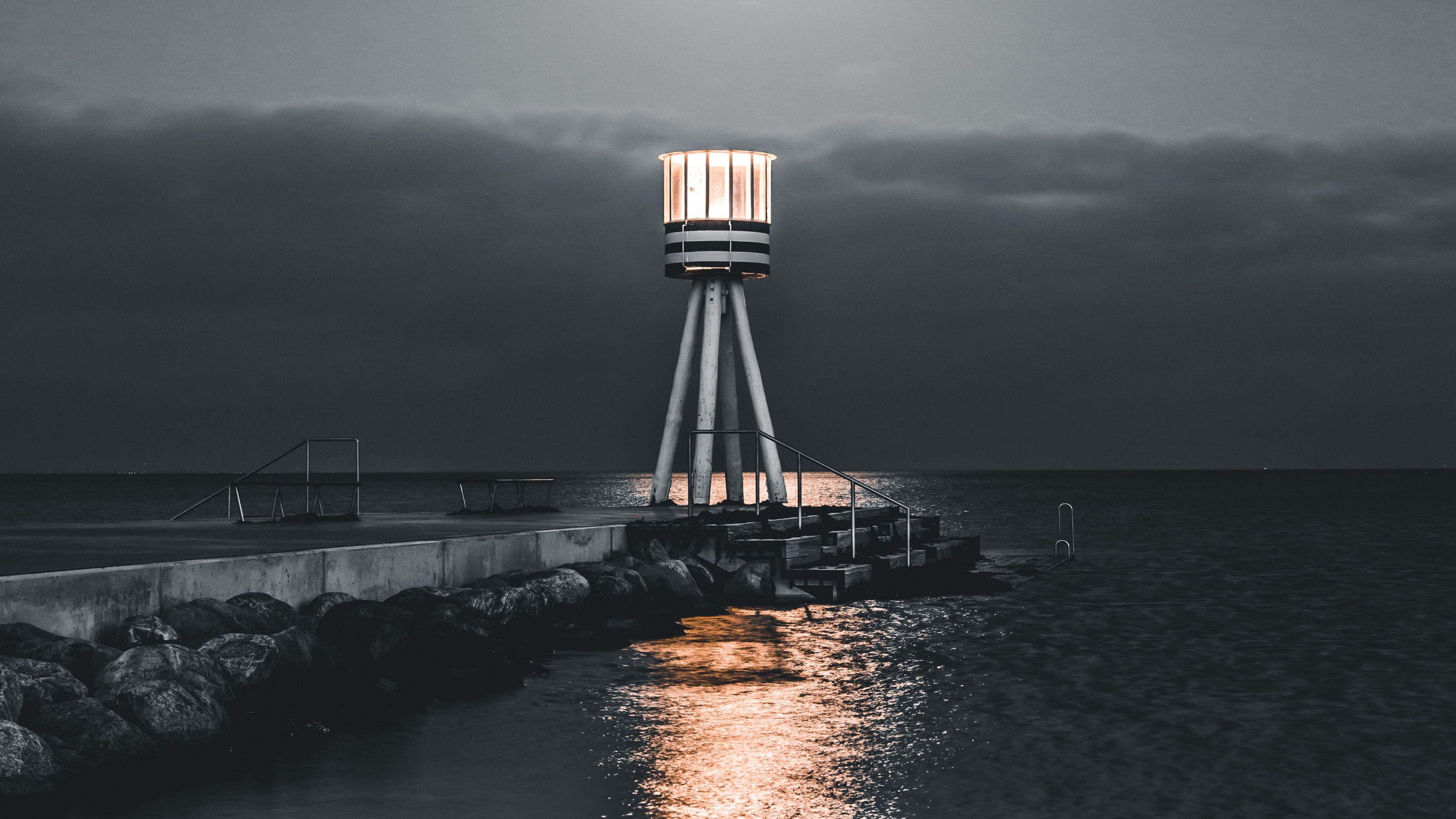 Lighthouse Night 4K Wallpapers - Top Free Lighthouse Night 4K ...