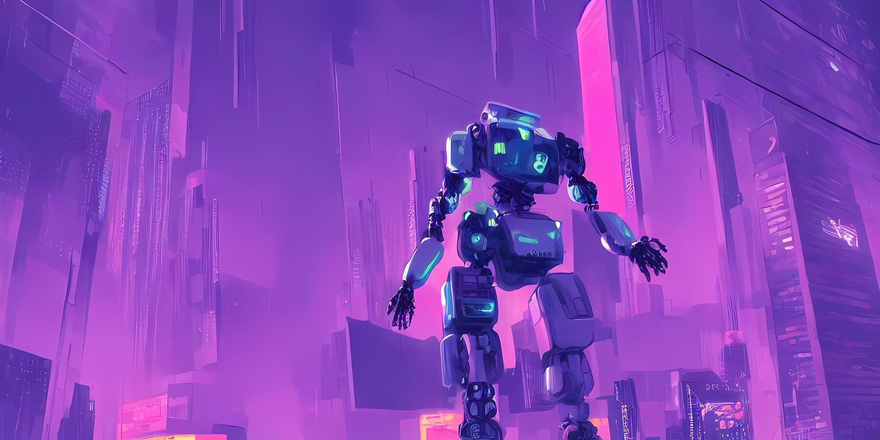 Cyberpunk Robot Wallpapers - Top Free Cyberpunk Robot Backgrounds ...
