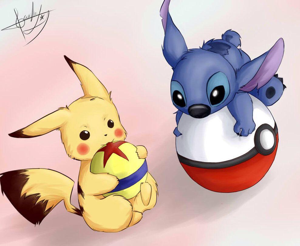 Pikachu and Stitch Wallpapers - Top Free Pikachu and Stitch Backgrounds ...
