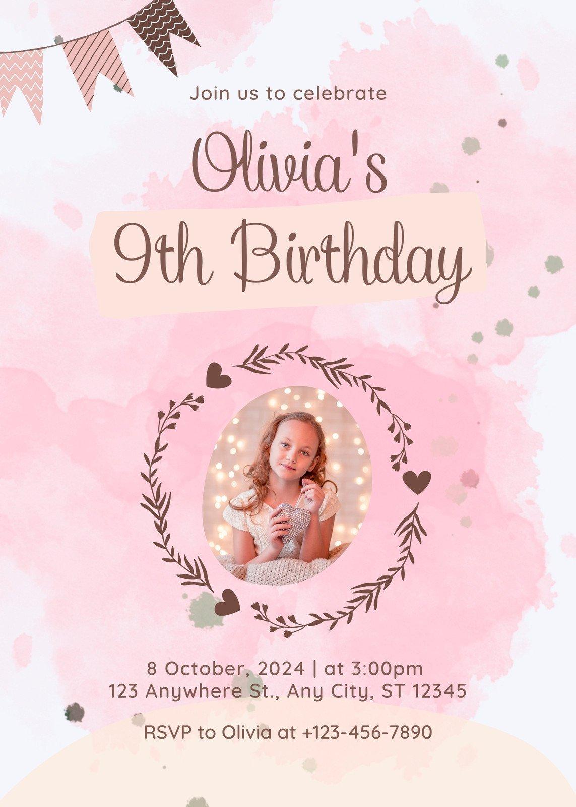 Birthday Invitation Card Wallpapers Top Free Birthday Invitation Card