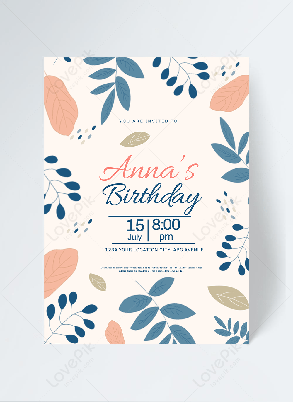 Birthday Invitation Card Wallpapers - Top Free Birthday Invitation Card ...