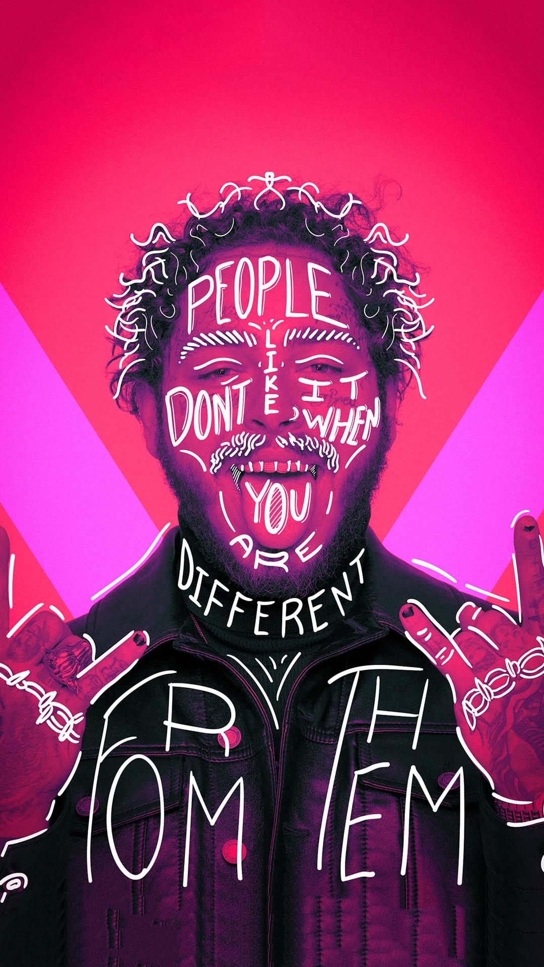 Post Malone Phone Wallpapers - Top Free Post Malone Phone Backgrounds ...