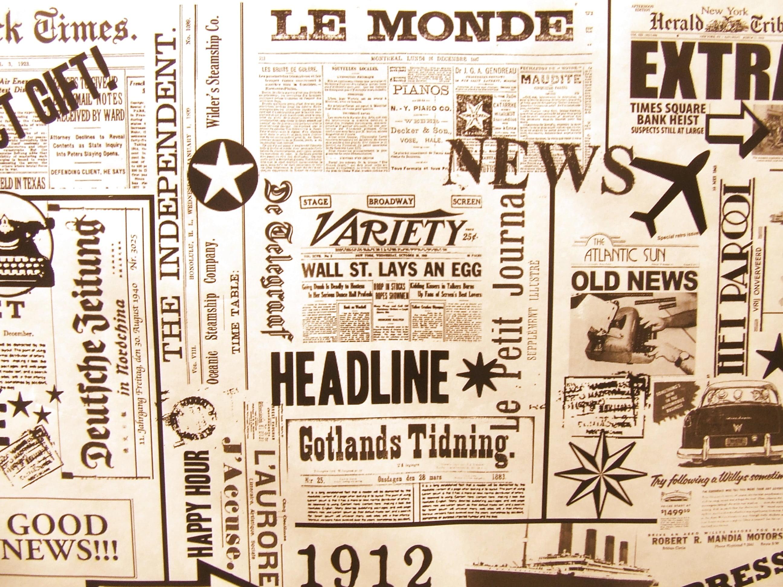 Newspaper Collage Wallpapers - Top Free Newspaper Collage Backgrounds ...