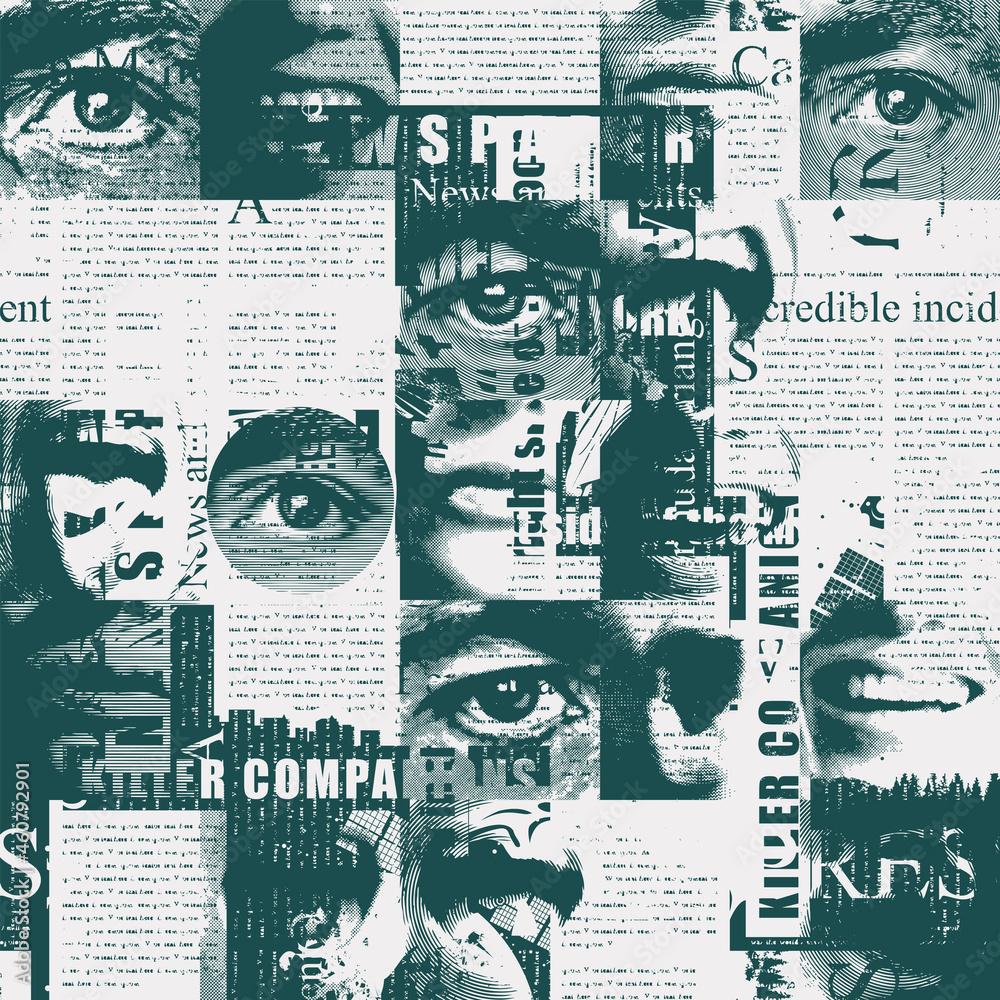 Newspaper Collage Wallpapers - Top Free Newspaper Collage Backgrounds ...