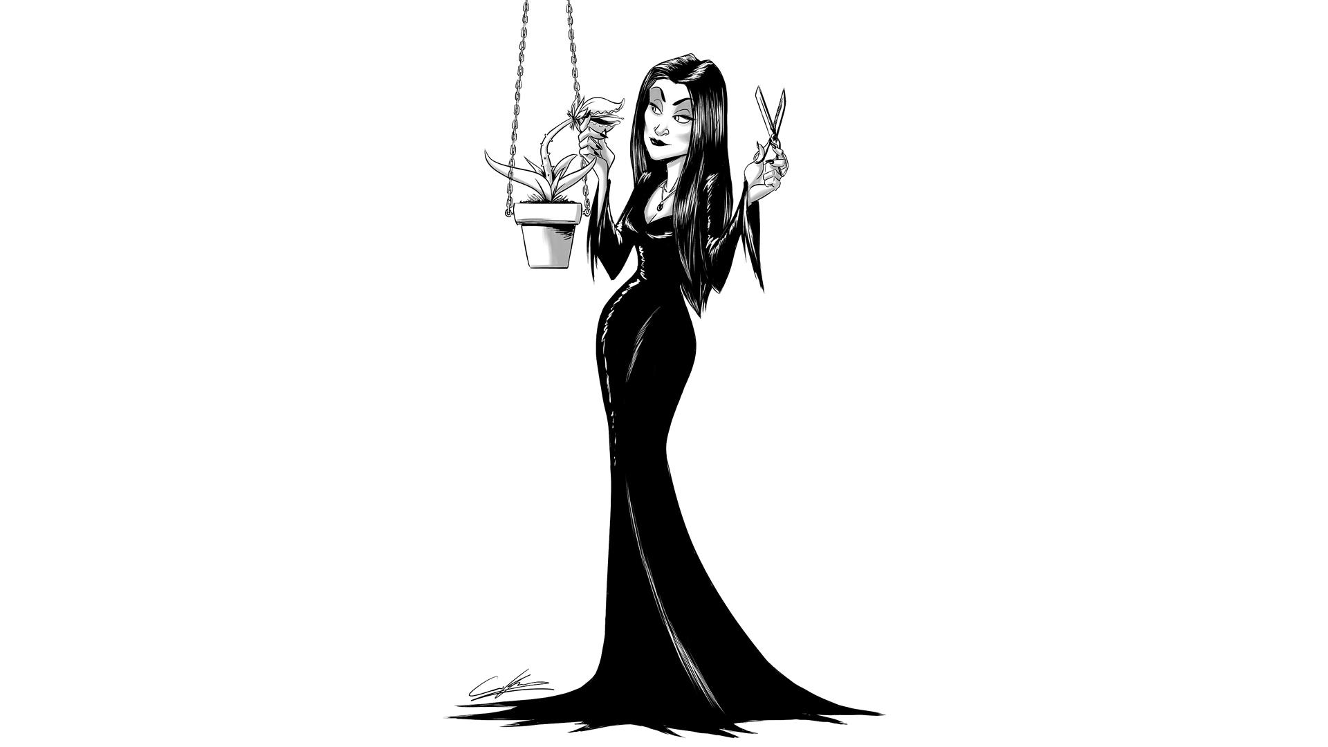 Morticia Addams Wallpapers - Top Free Morticia Addams Backgrounds ...