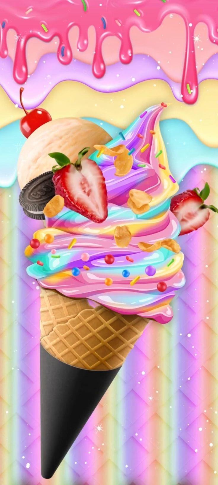 Ice Cream Phone Wallpapers - Top Free Ice Cream Phone Backgrounds ...