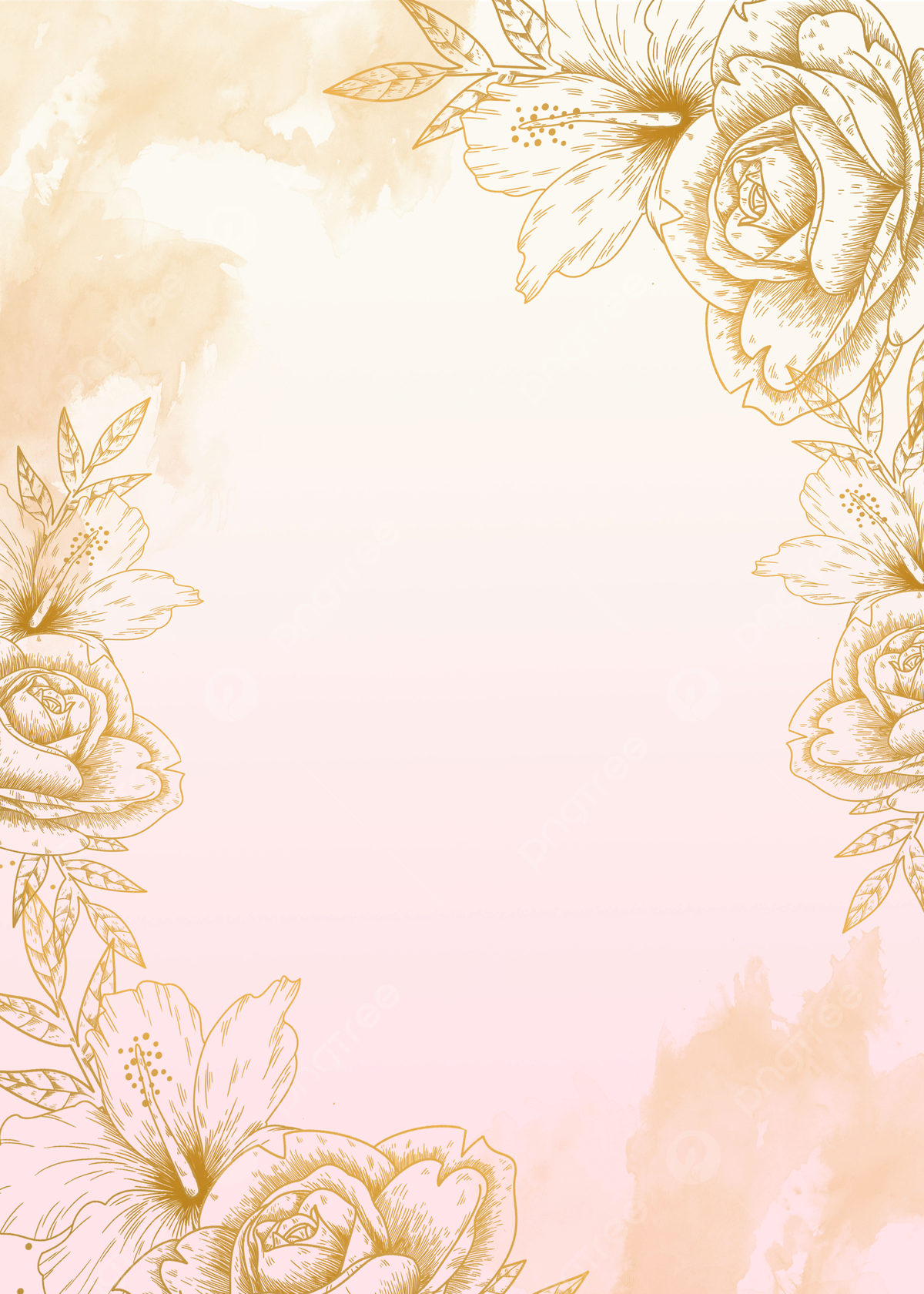 Golden Floral Wallpapers - Top Free Golden Floral Backgrounds ...
