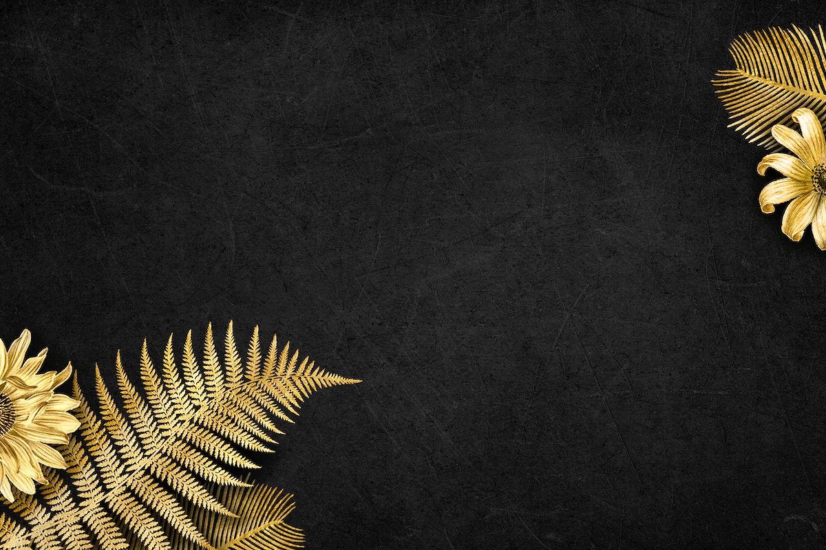 Golden Floral Wallpapers - Top Free Golden Floral Backgrounds ...