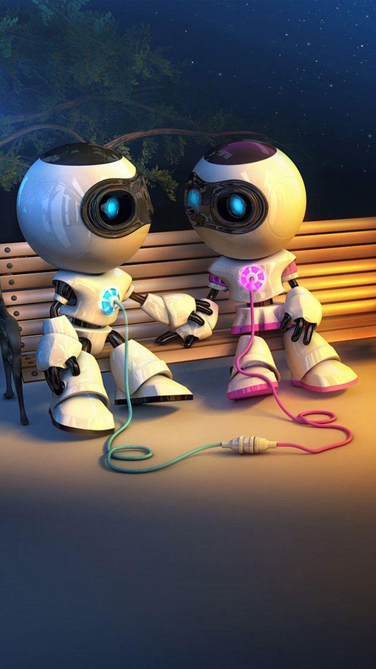 Robot Cartoon iPhone Wallpapers - Top Free Robot Cartoon iPhone ...