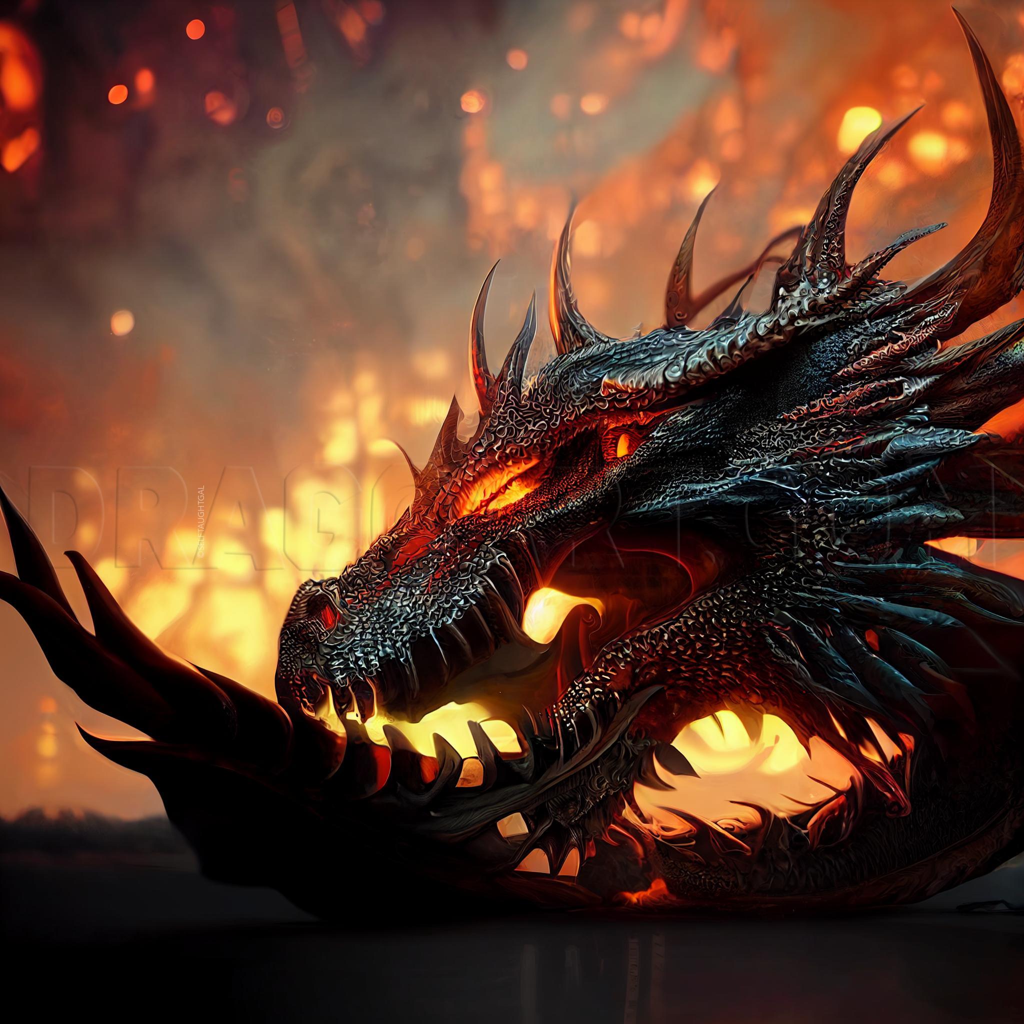 Dragon Digital Wallpapers - Top Free Dragon Digital Backgrounds ...