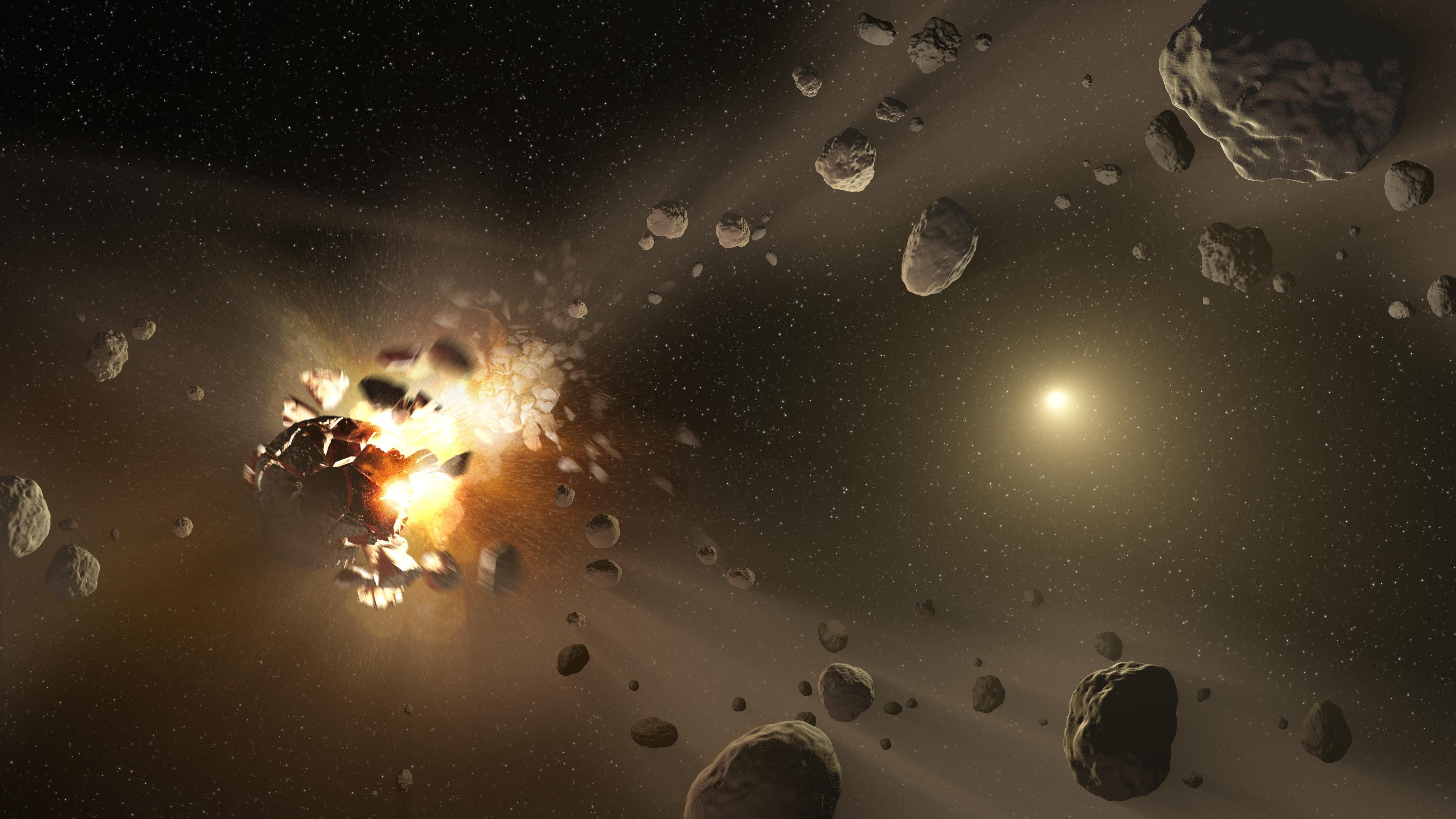 Asteroid Field Wallpapers - Top Free Asteroid Field Backgrounds ...