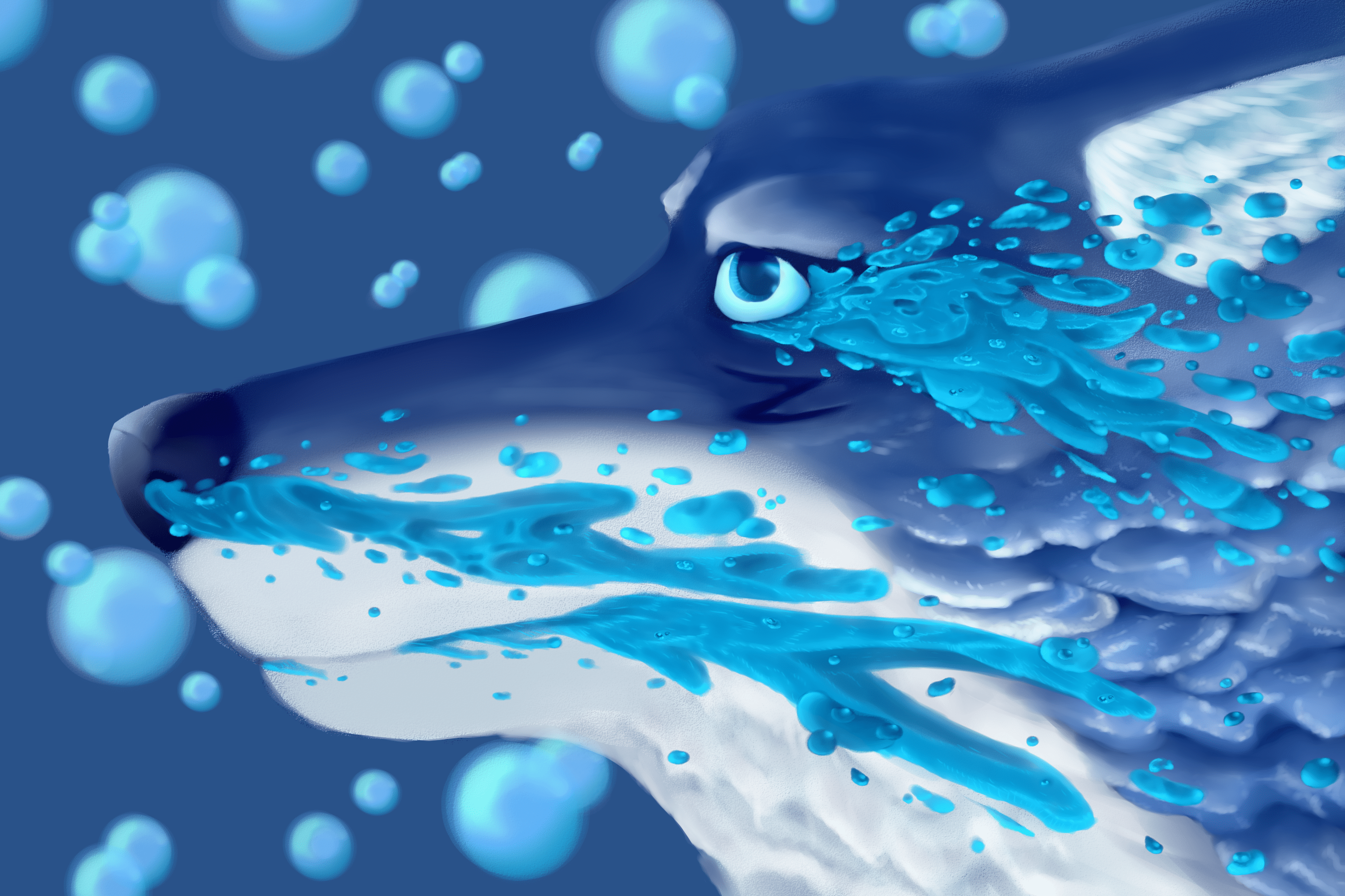 Cool Water Wolf Wallpapers - Top Free Cool Water Wolf Backgrounds ...