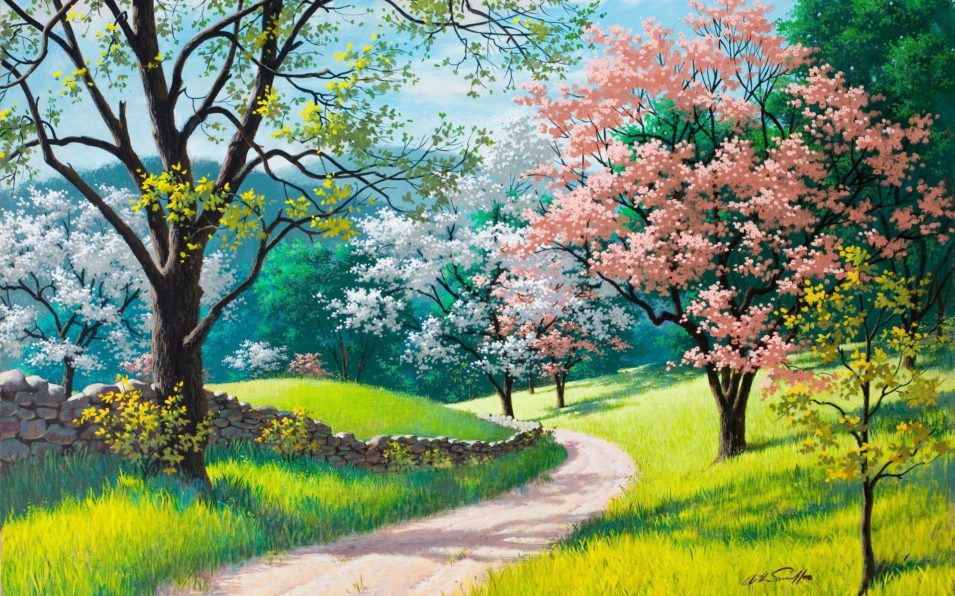 Spring Path Wallpapers - Top Free Spring Path Backgrounds - WallpaperAccess