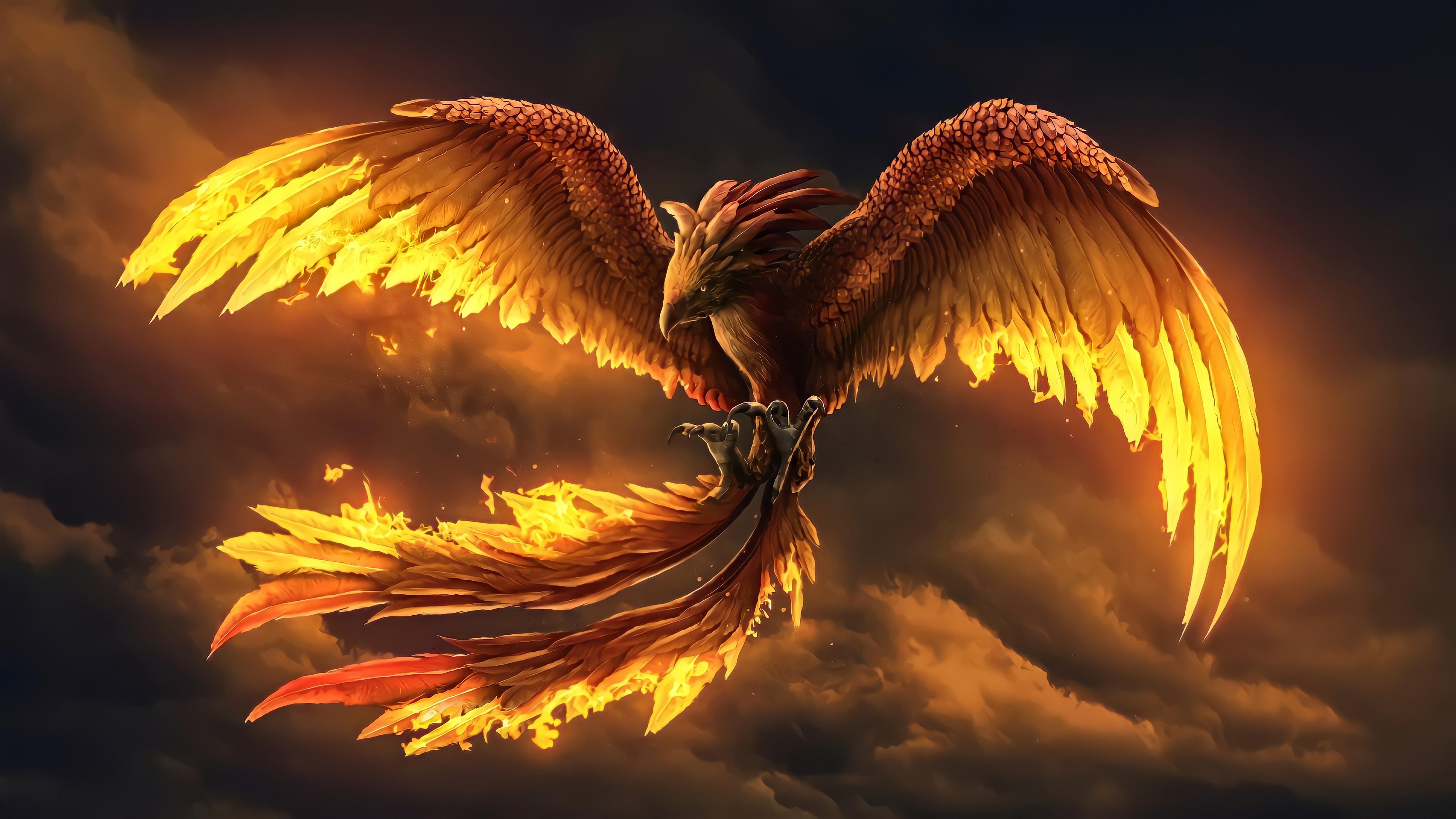 Blue Fire Phoenix Wallpapers - Top Free Blue Fire Phoenix Backgrounds - WallpaperAccess
