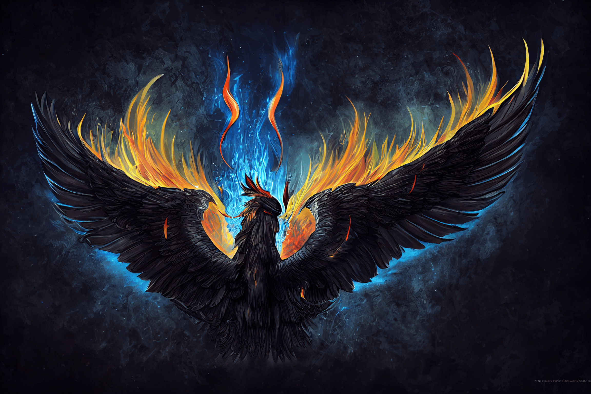Blue Fire Phoenix Wallpapers - Top Free Blue Fire Phoenix Backgrounds ...