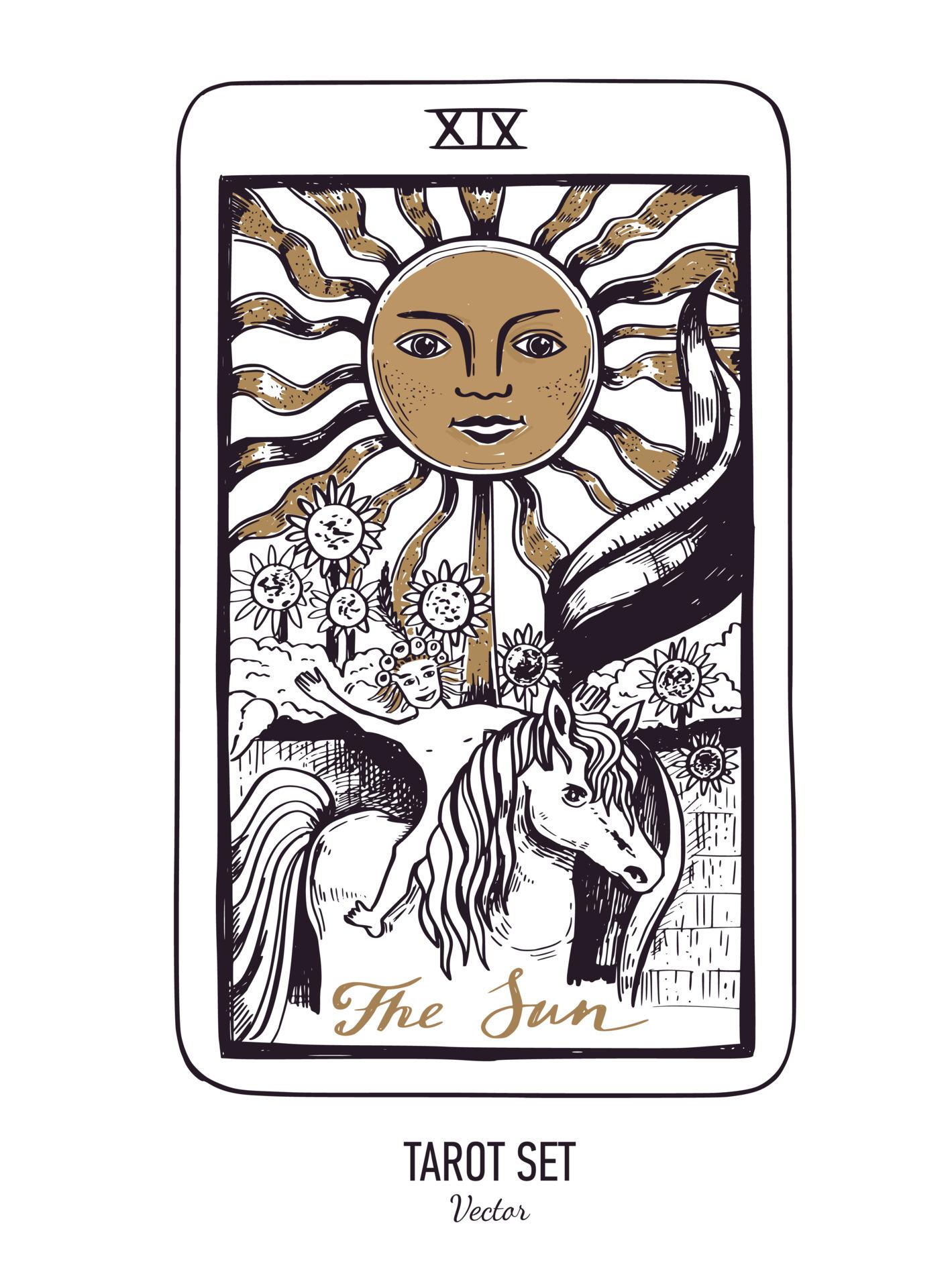 The Sun Tarot Card Wallpapers - Top Free The Sun Tarot Card Backgrounds ...