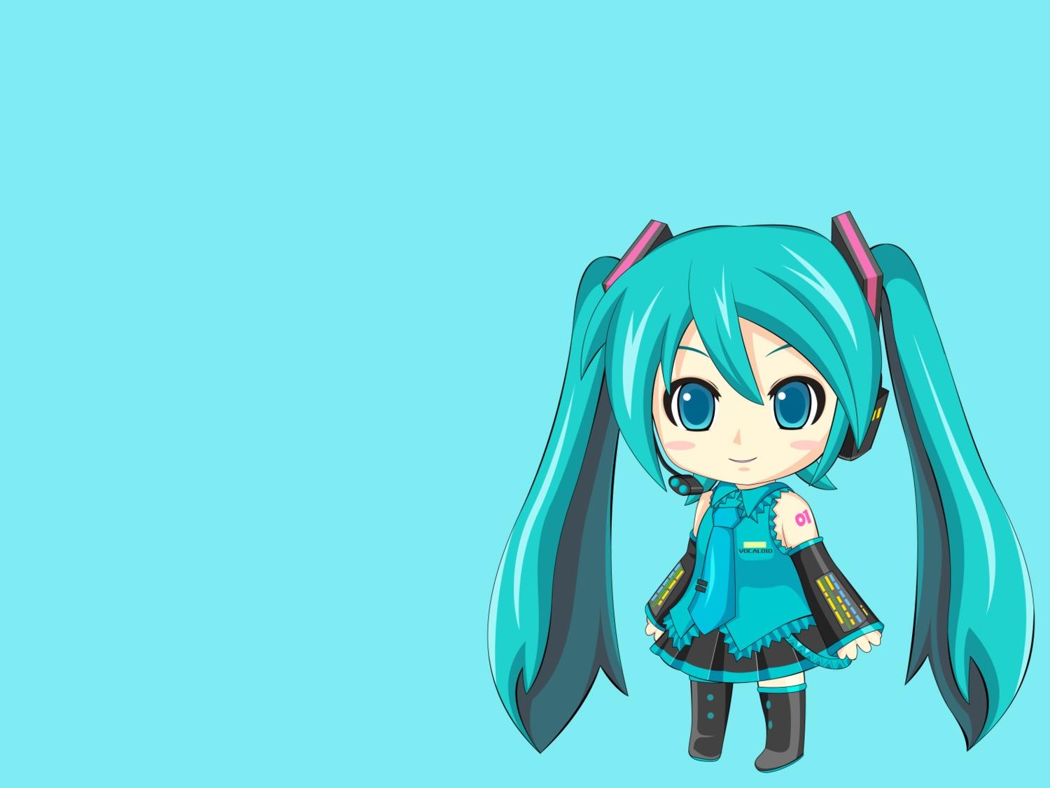 Chibi Miku Wallpapers - Top Free Chibi Miku Backgrounds - WallpaperAccess
