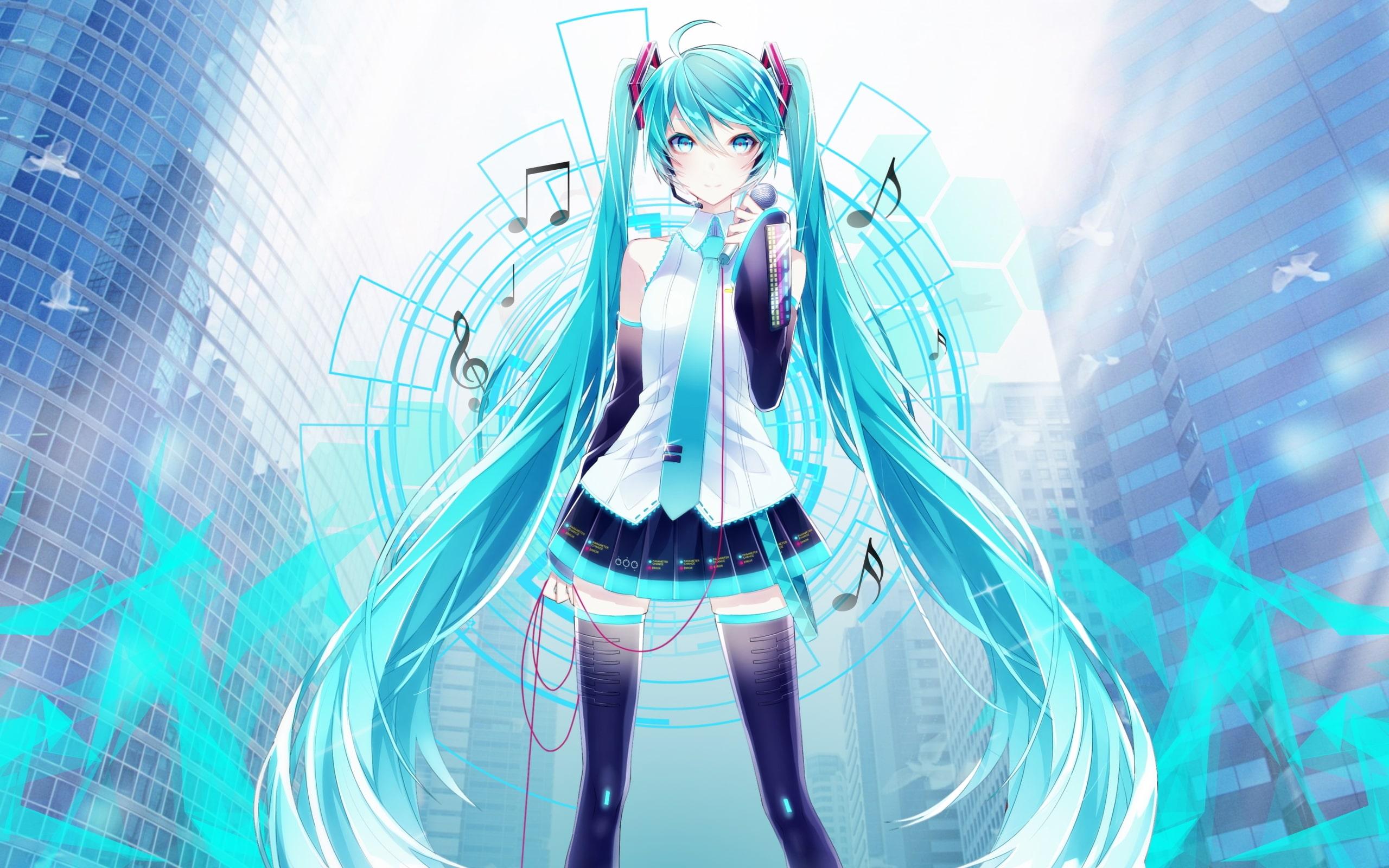 Chibi Miku Wallpapers Top Free Chibi Miku Backgrounds Wallpaperaccess