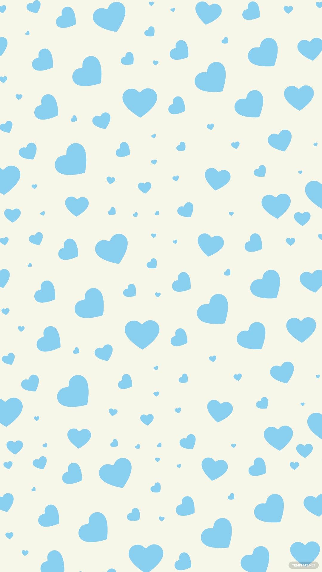 Light Blue Heart Wallpapers - Top Free Light Blue Heart Backgrounds ...
