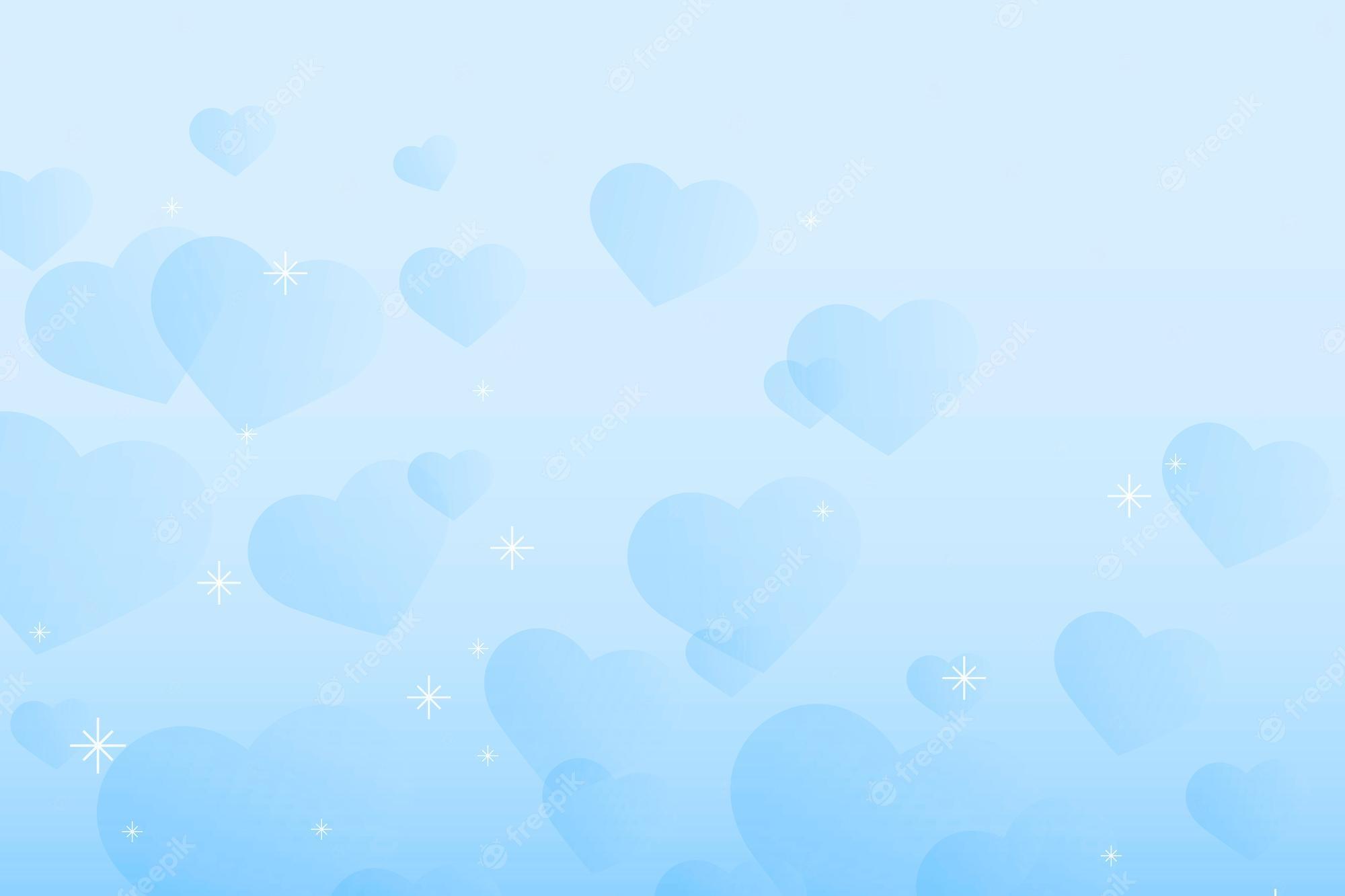 Light Blue Heart Wallpapers - Top Free Light Blue Heart Backgrounds ...