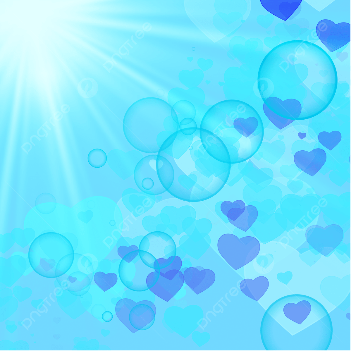 Light Blue Heart Wallpapers - Top Free Light Blue Heart Backgrounds ...
